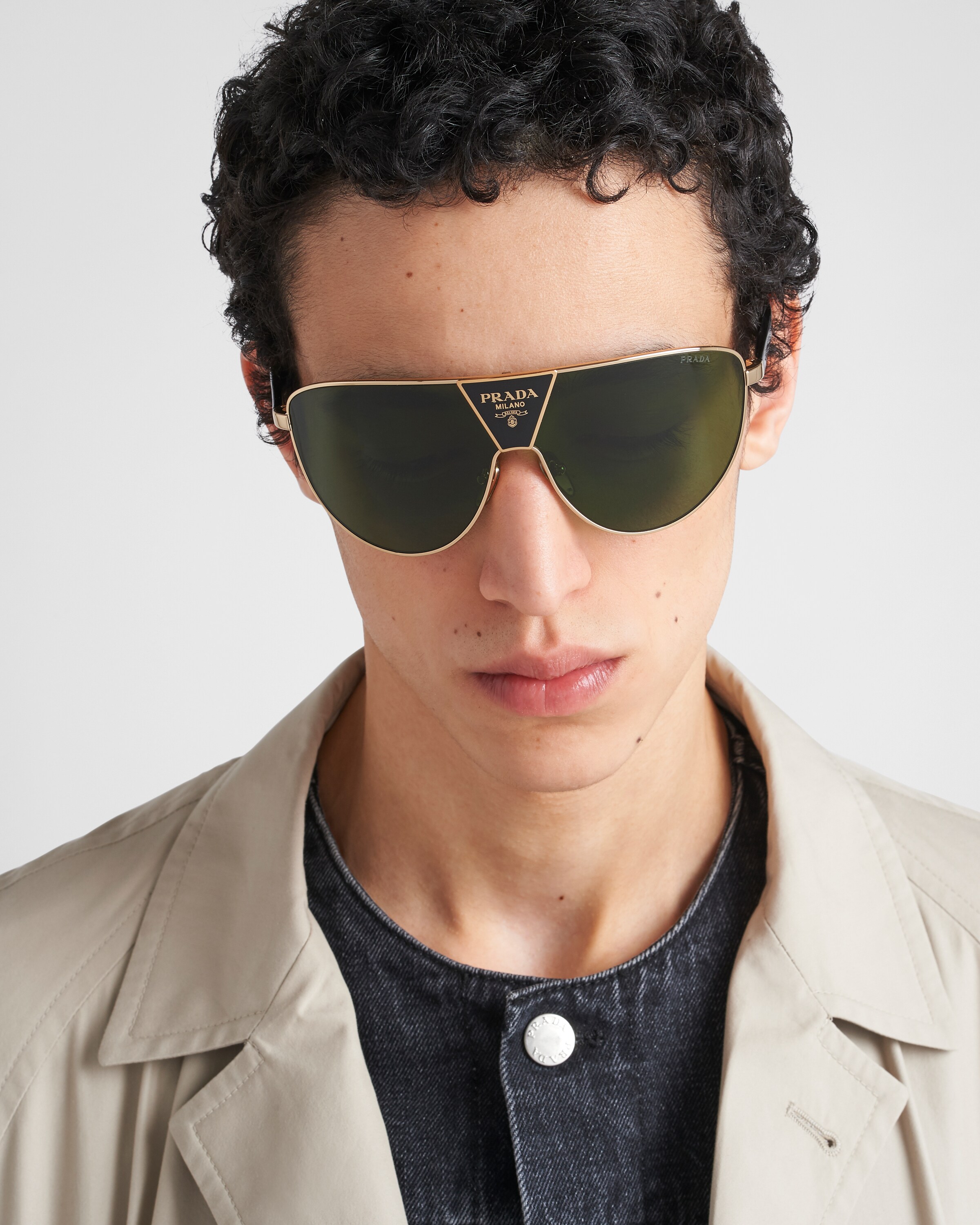 Wood Green Lenses Prada Runway Sunglasses Prada