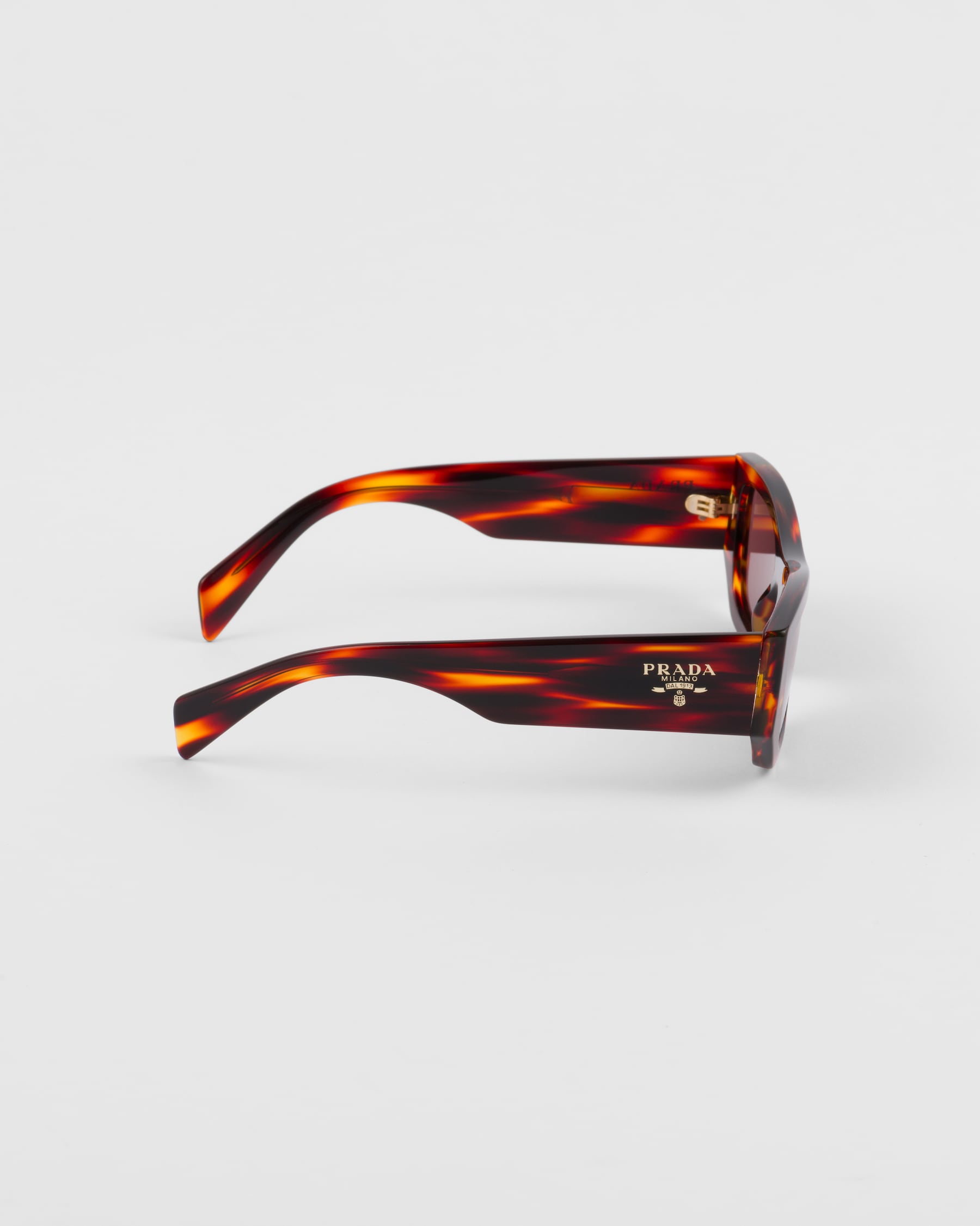 Etruscan Red Lenses Sunglasses With Prada Logo | PRADA