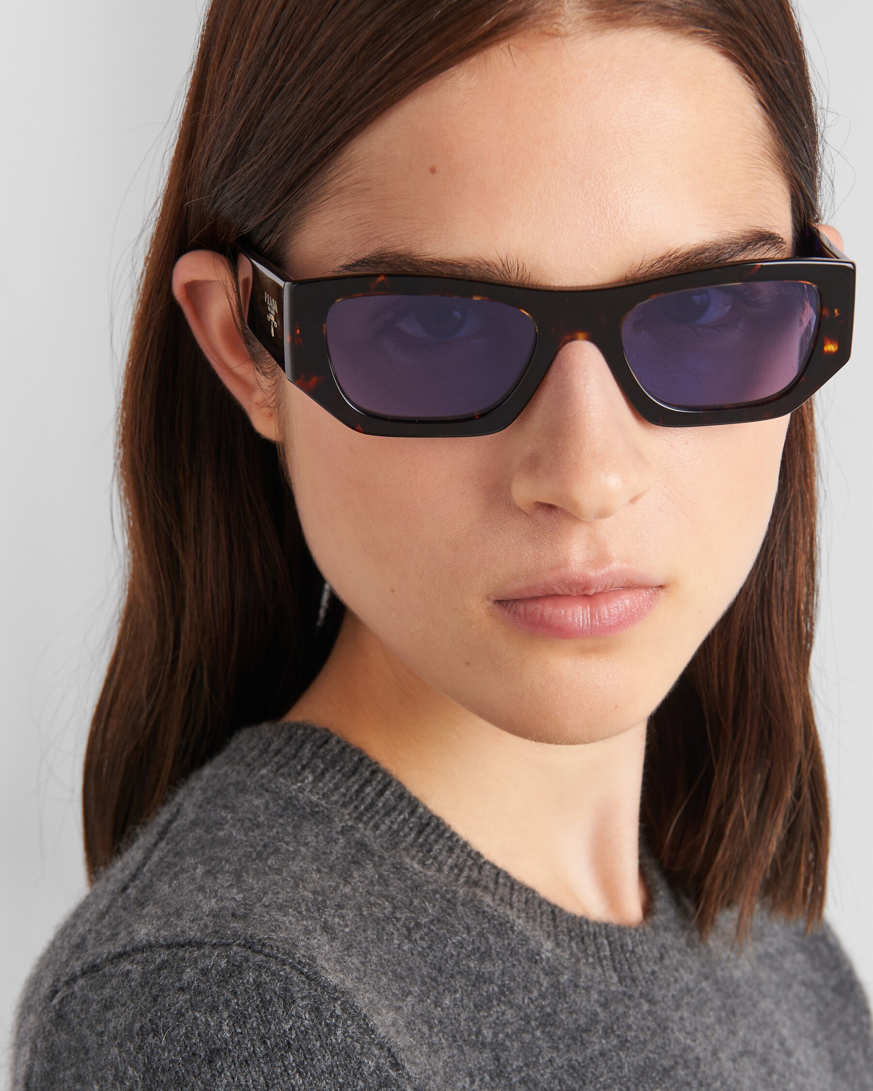 Iris Lenses Sunglasses With Prada Logo | PRADA