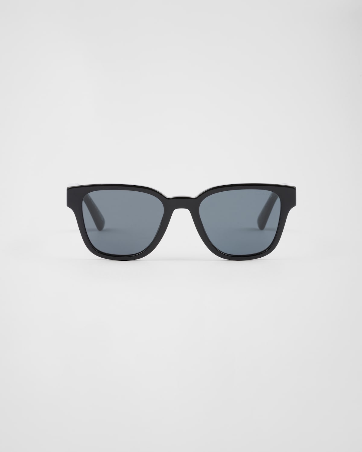 Graphite Crystal Lenses Sunglasses With Iconic Metal Plaque | PRADA