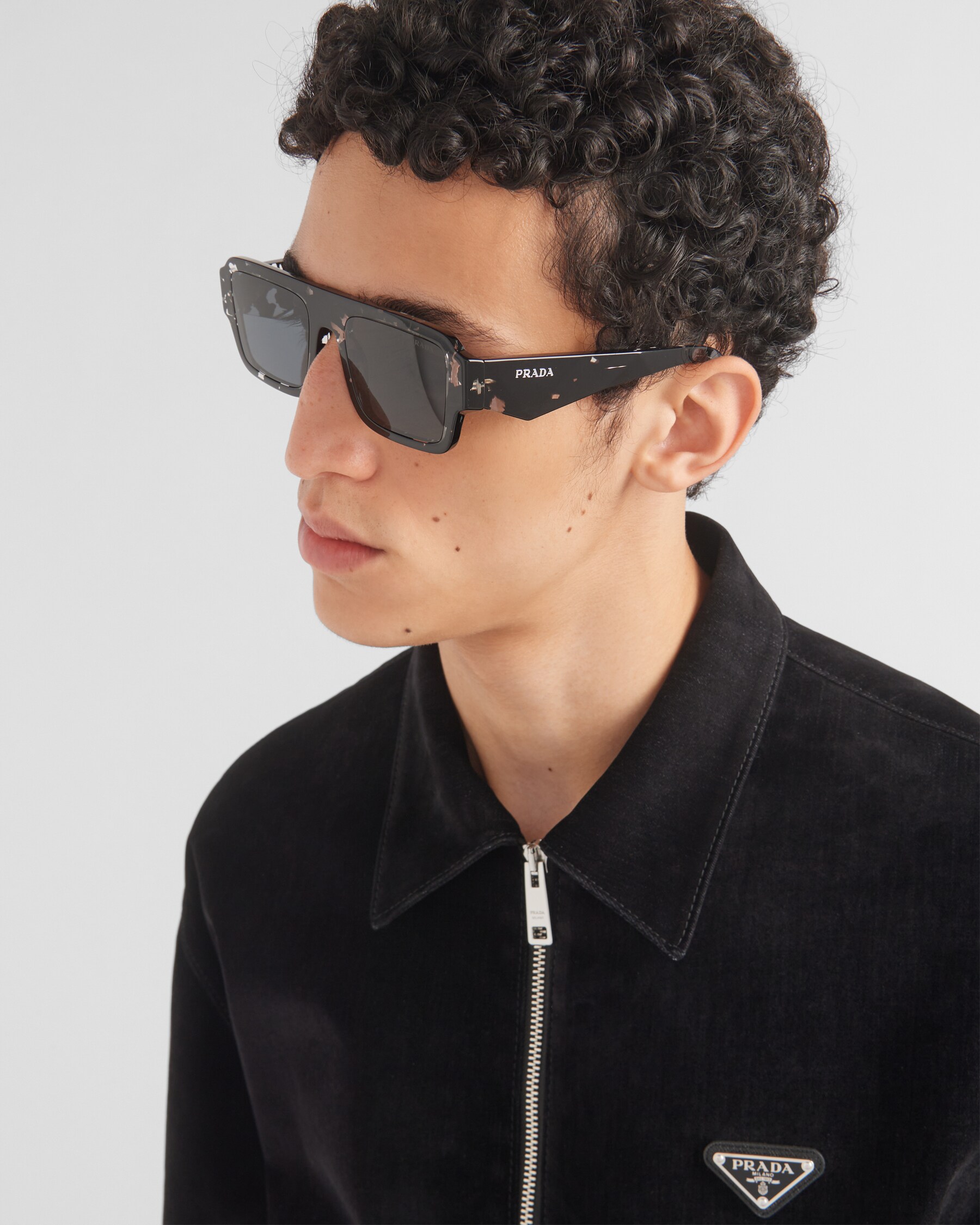 Graphite Lenses Prada Symbole Sunglasses | PRADA