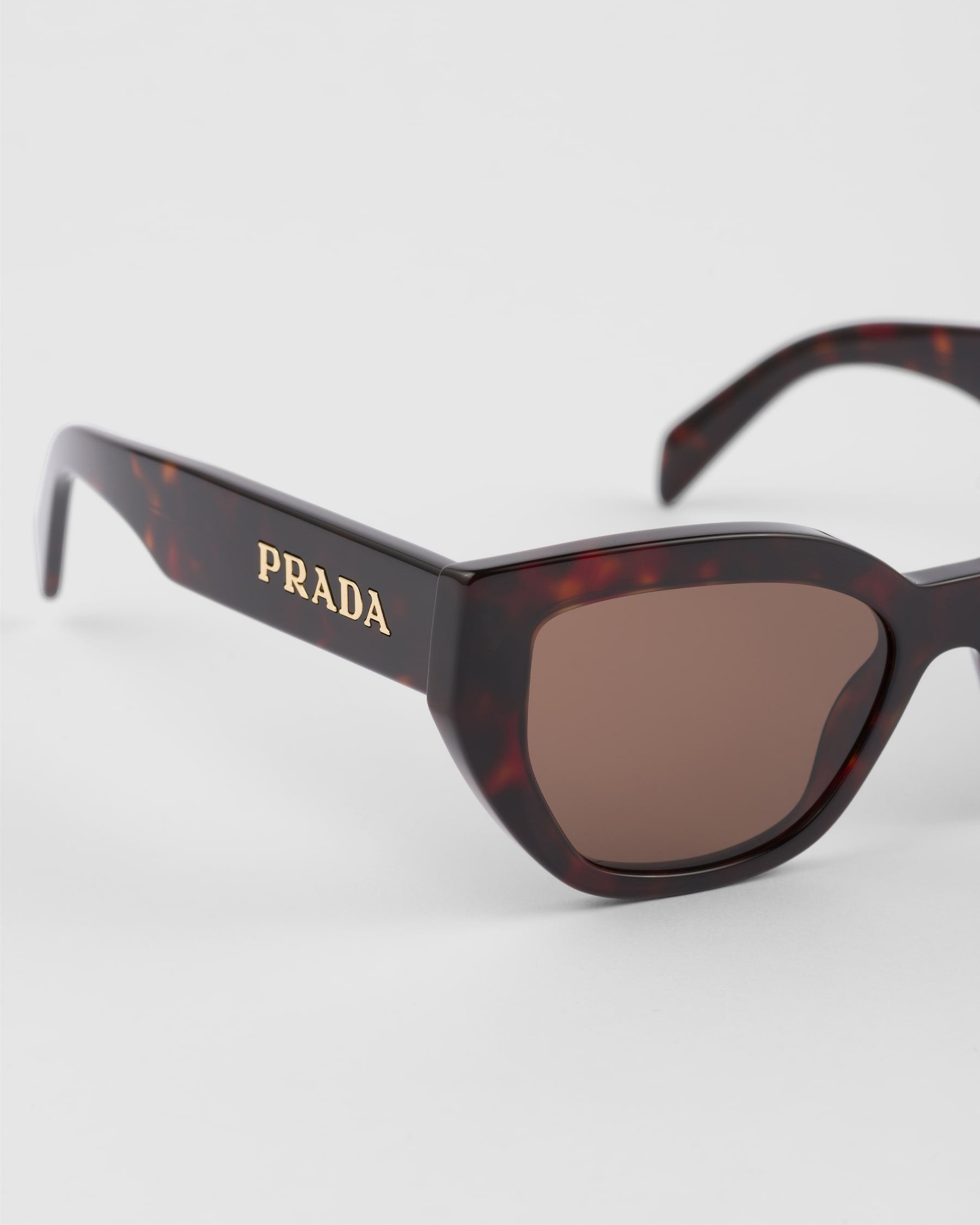 Coffee Brown Lenses Sunglasses With Prada Logo | PRADA