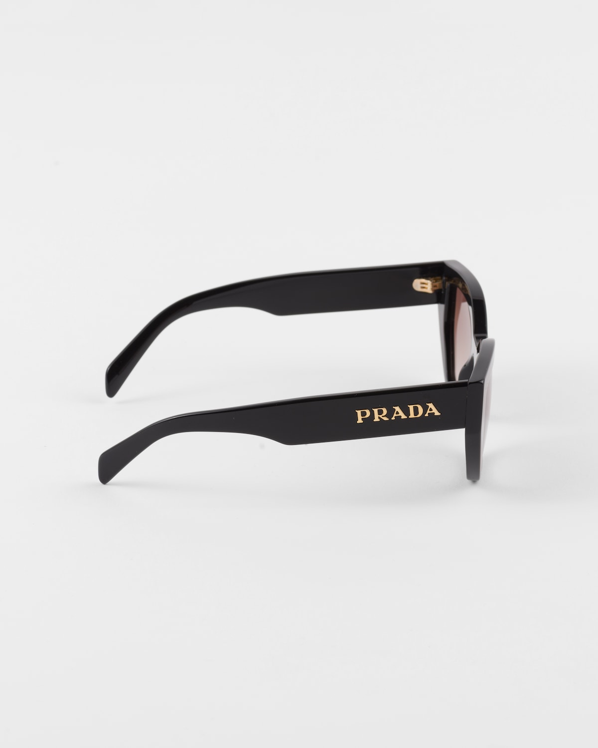 Opaque Gradient Dark Brown Lenses Sunglasses With Prada Logo | PRADA