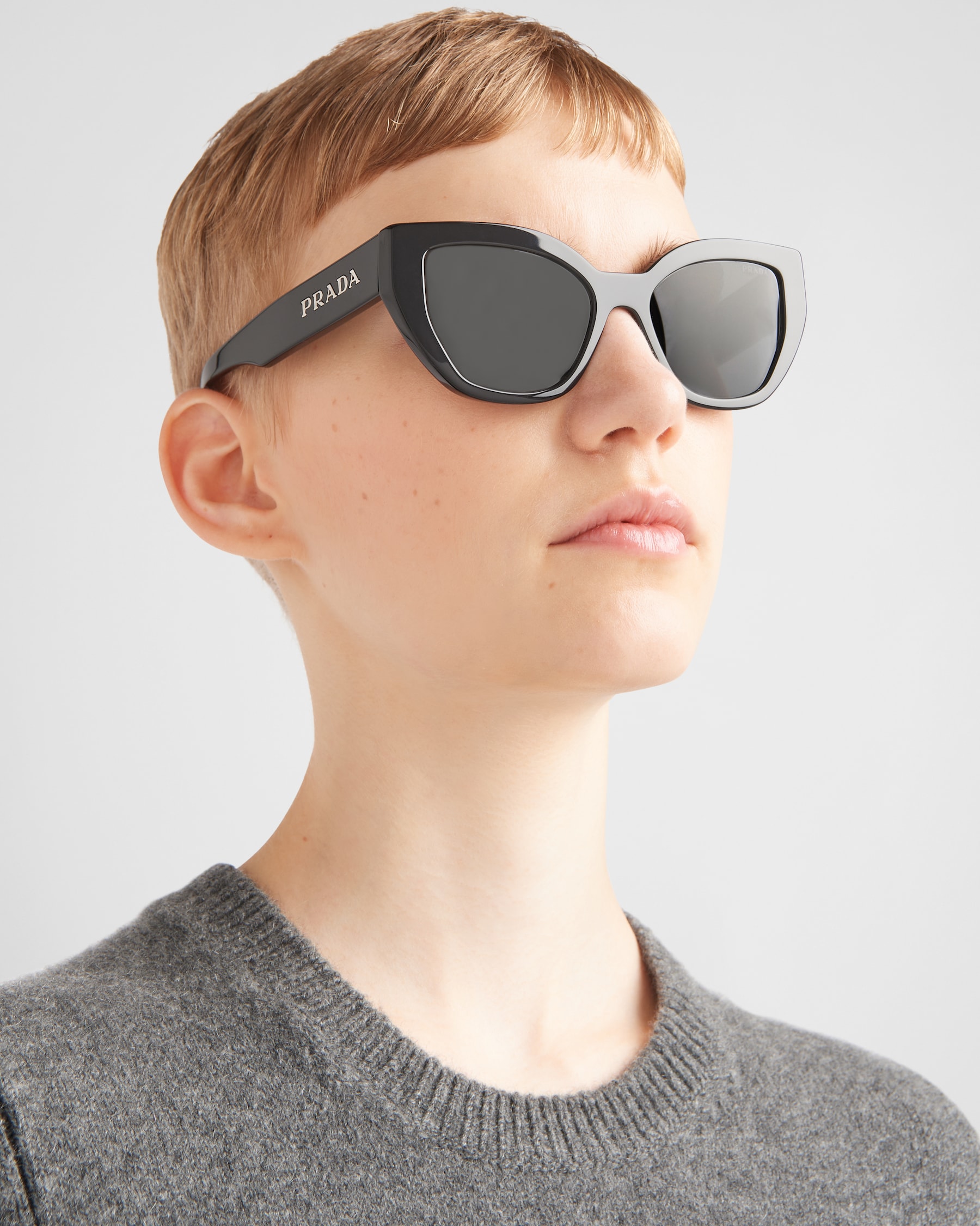 Slate Gray Lenses Sunglasses With Prada Logo | PRADA