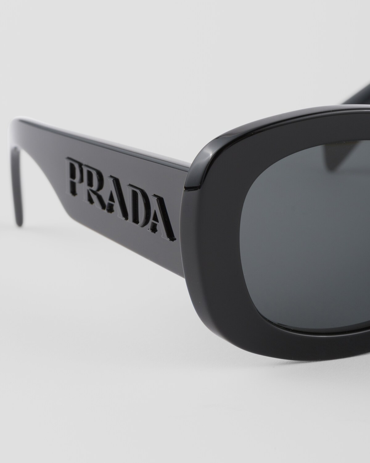 Slate Gray Lenses Prada Logo Sunglasses | PRADA