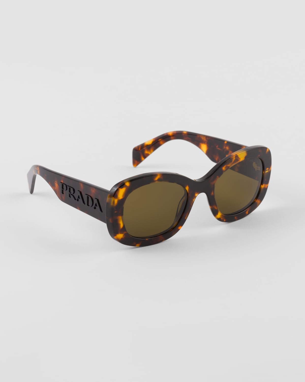 Loden Lenses Sunglasses With The Prada Logo | PRADA
