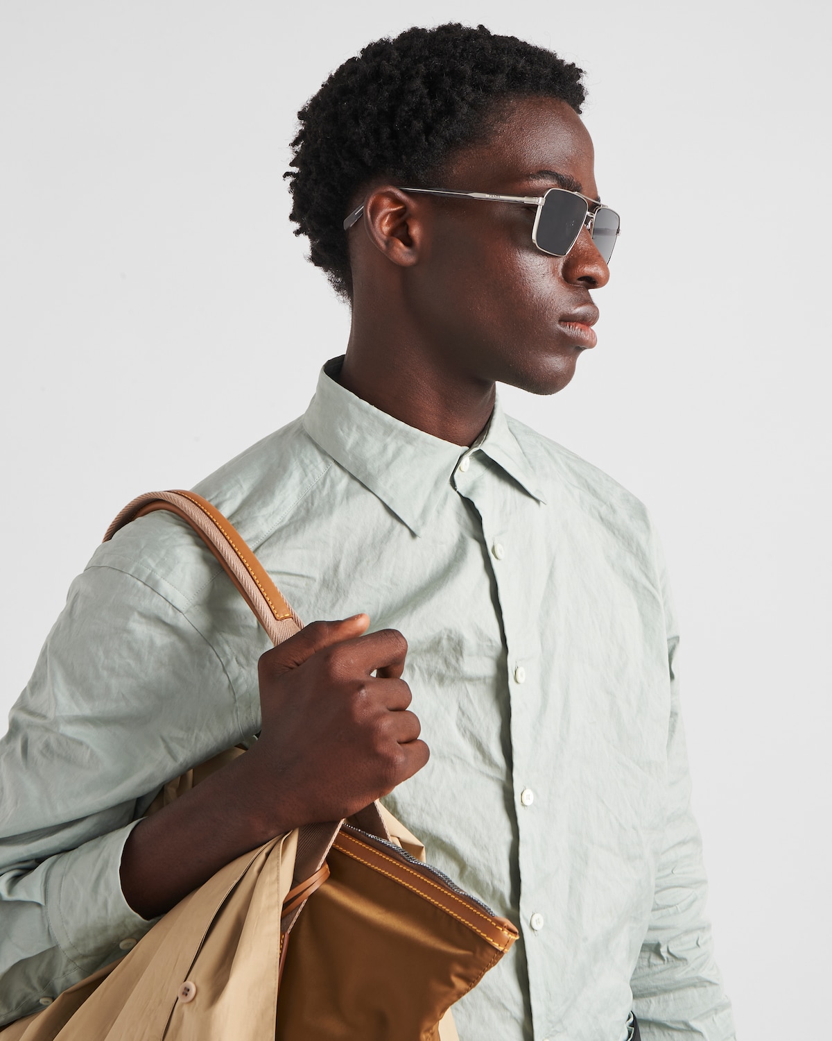 Dark Gray Lenses Sunglasses With Prada Logo | PRADA