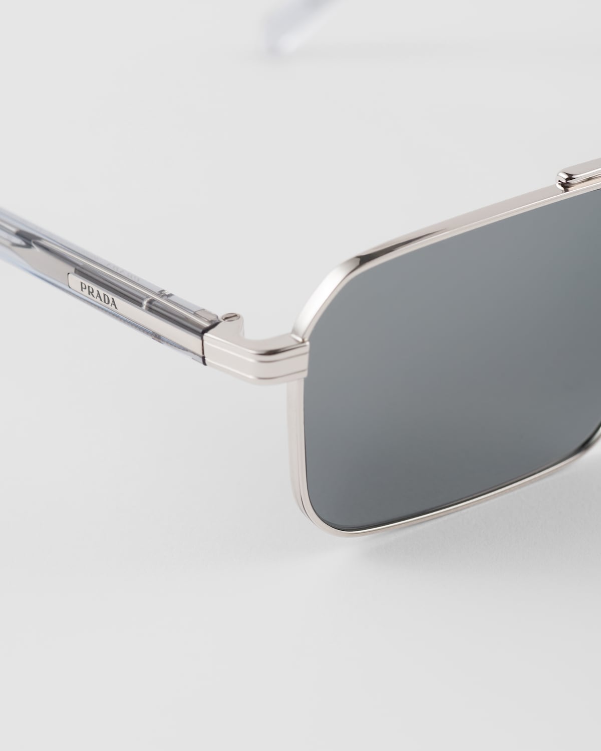 Dark Gray Lenses Sunglasses With Prada Logo | PRADA