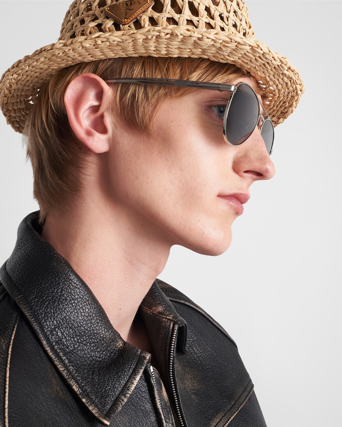 Dark Gray Lenses Sunglasses With The Prada Logo | PRADA