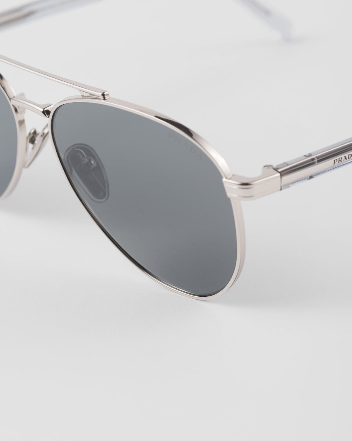 Dark Gray Lenses Sunglasses With The Prada Logo | PRADA