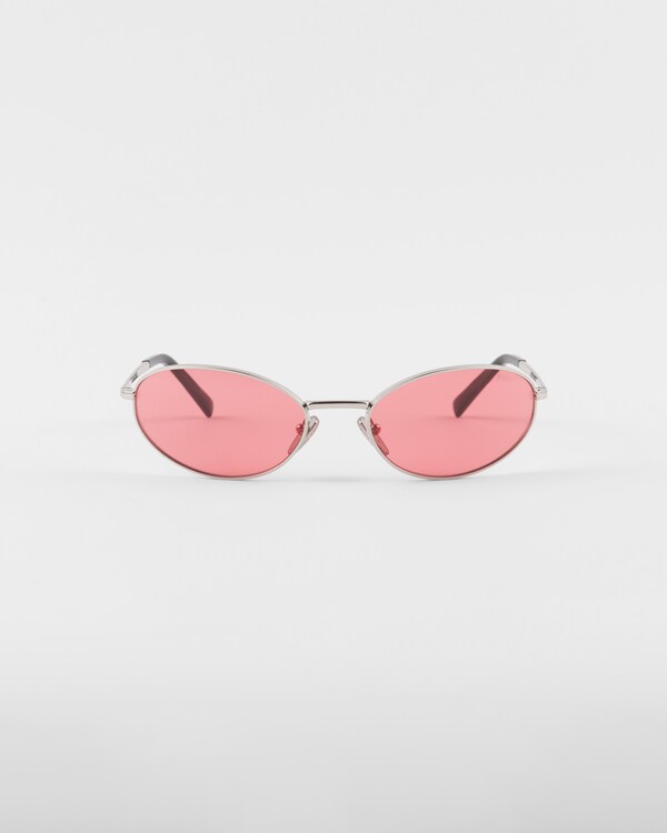 Fiery Red Lenses Sunglasses With The Prada Logo | PRADA