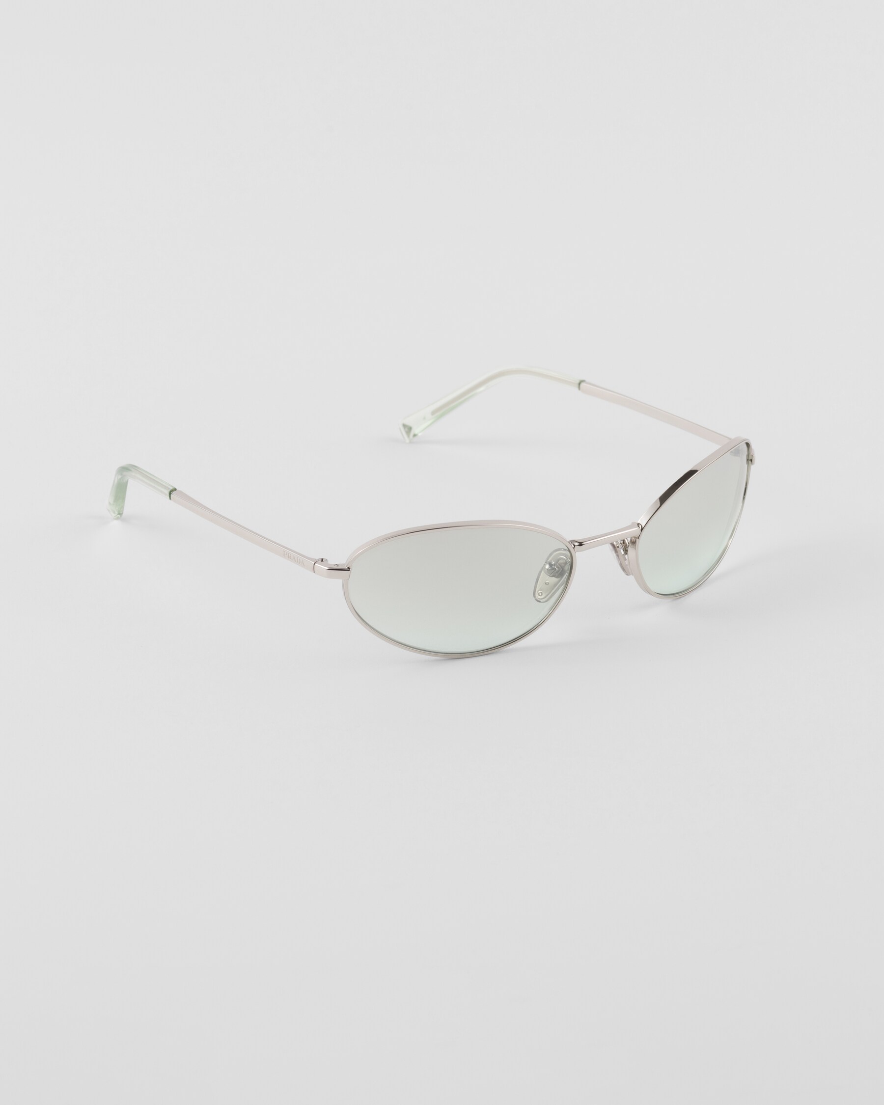 Chlorophyll Green Lenses Sunglasses With The Prada Logo | PRADA