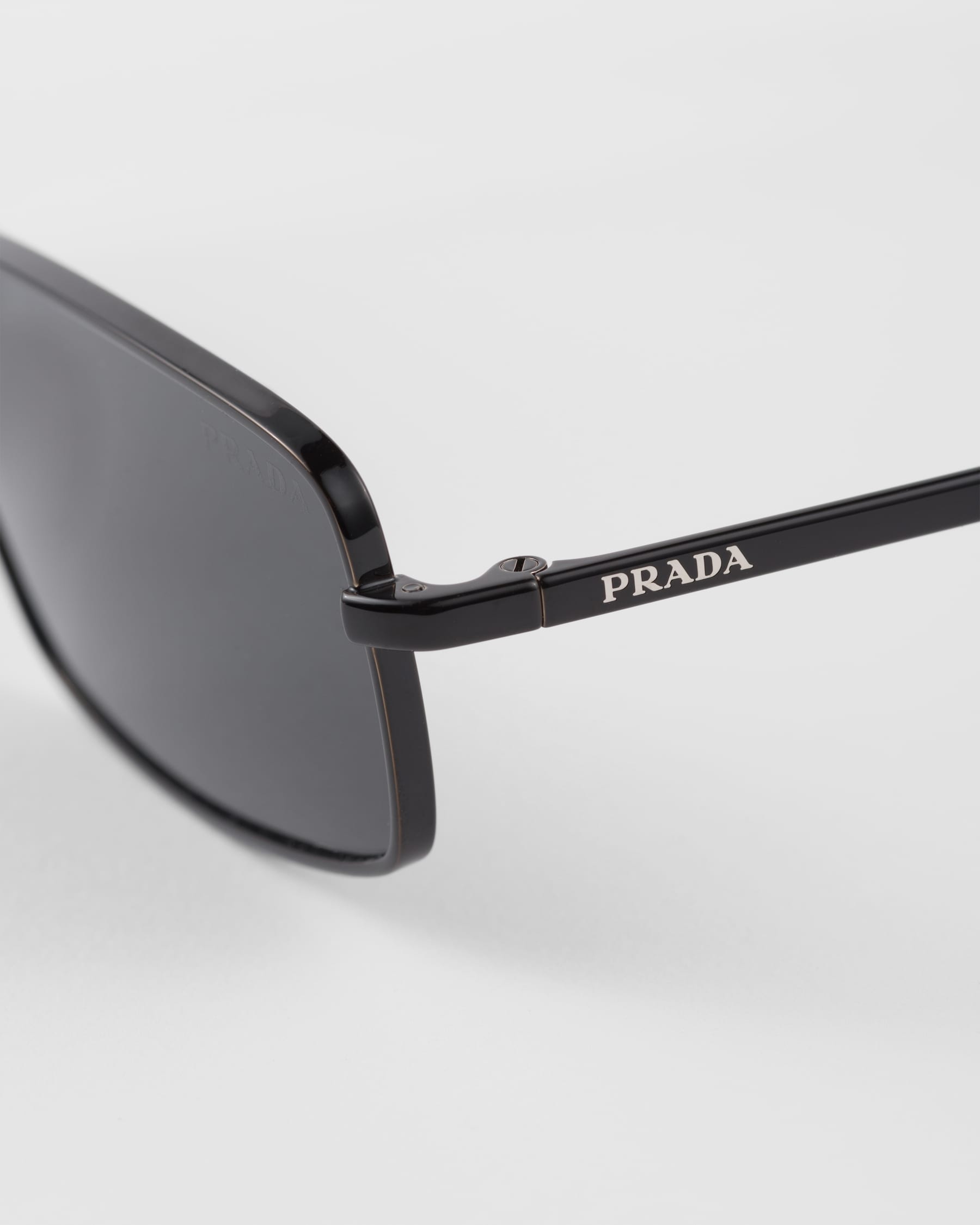 Slate Gray Lenses Sunglasses With The Prada Logo | PRADA