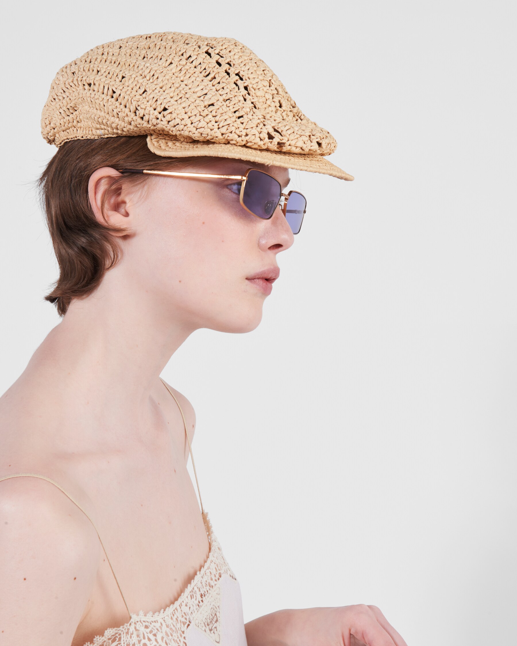 Purple Lenses Sunglasses With The Prada Logo | PRADA