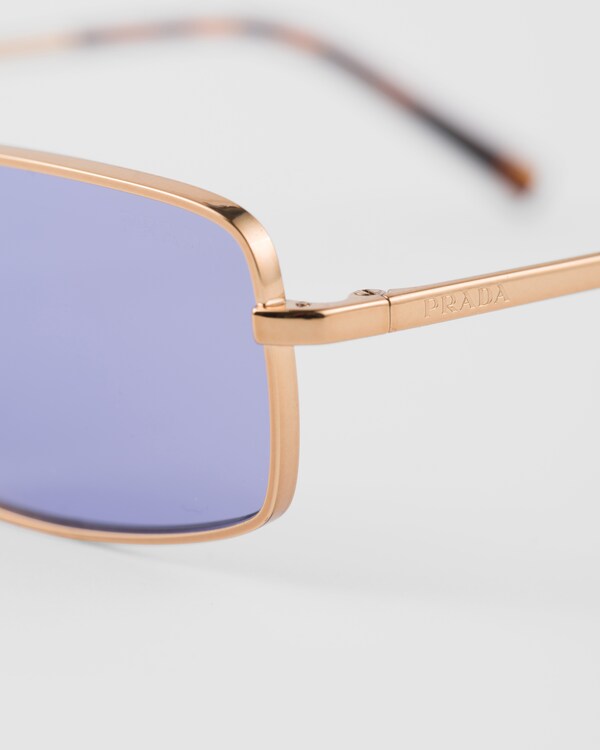 Purple Lenses Sunglasses With The Prada Logo | PRADA