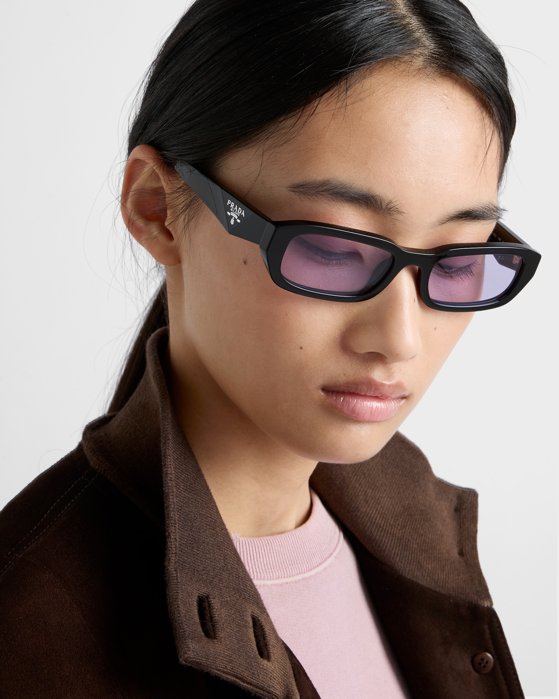 Lavender Lenses Prada Symbole Sunglasses | PRADA