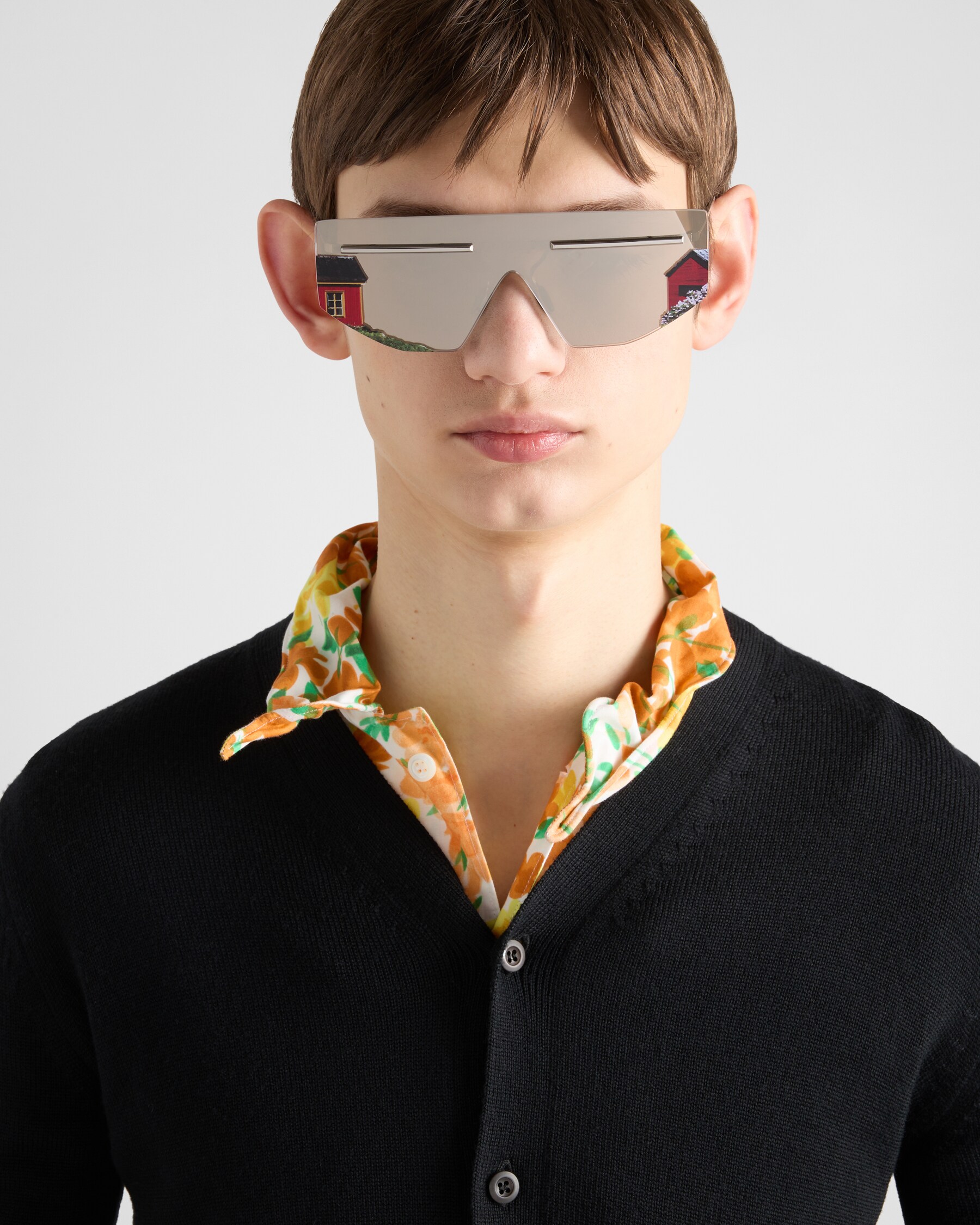 Cottage Motif Lenses Prada Runway Sunglasses | PRADA