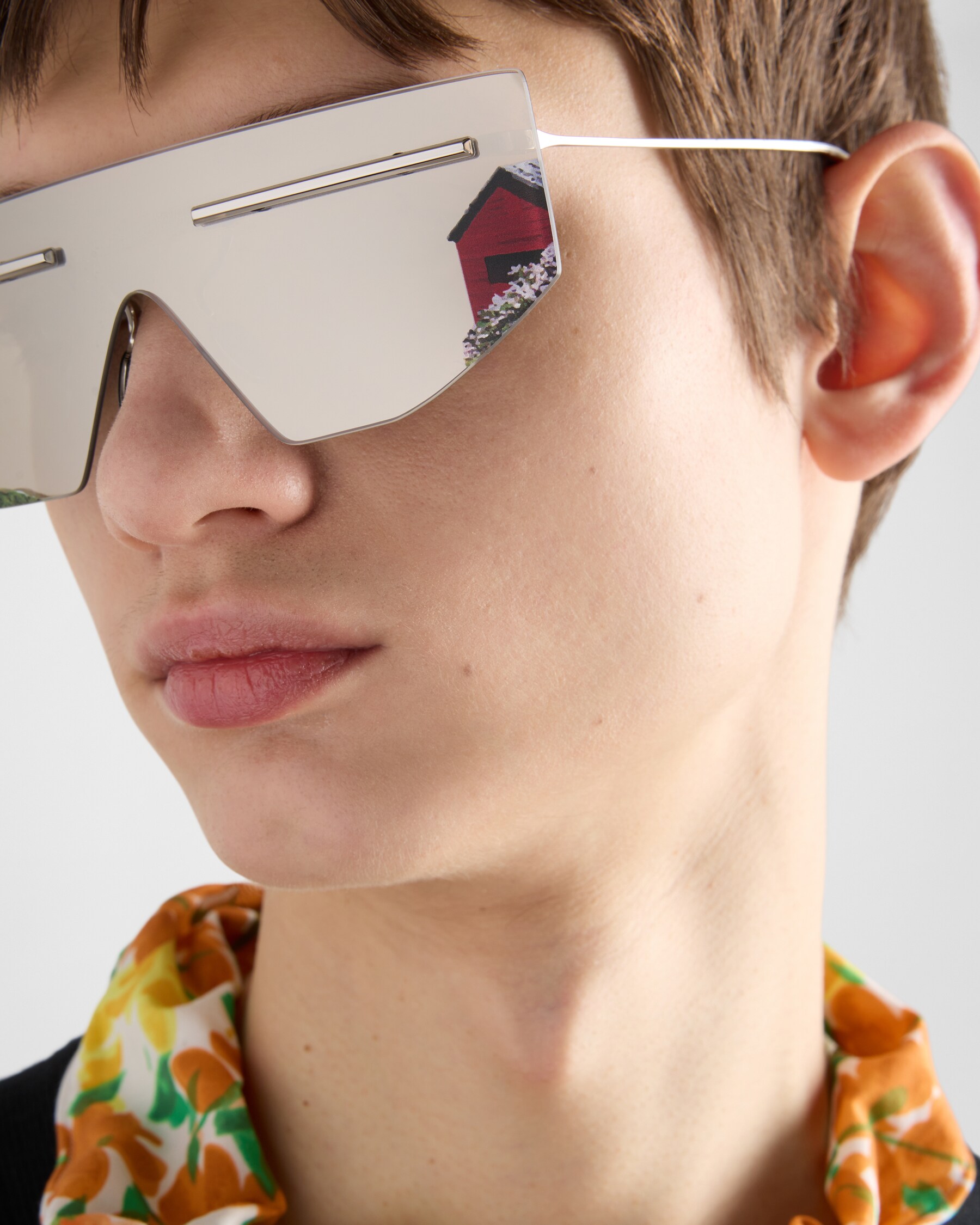 Cottage Motif Lenses Prada Runway Sunglasses | PRADA