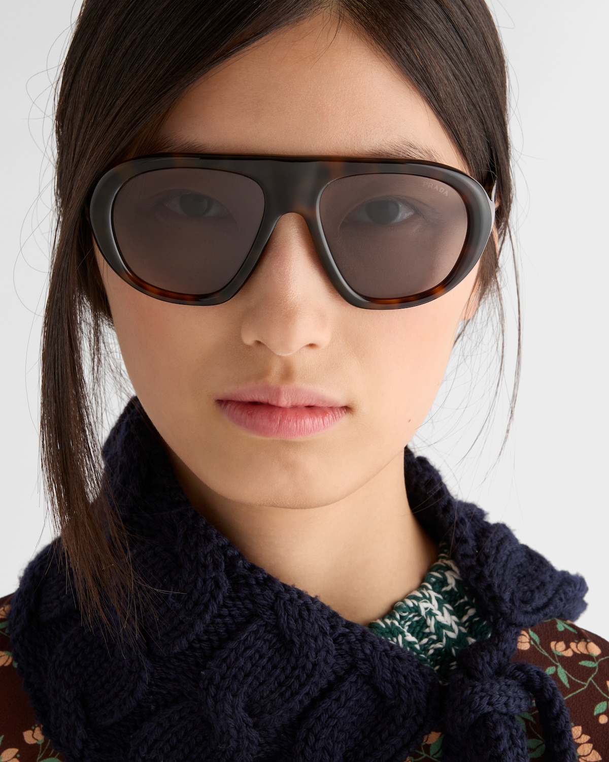 Grey Prada Eyewear Collection Sunglasses | PRADA