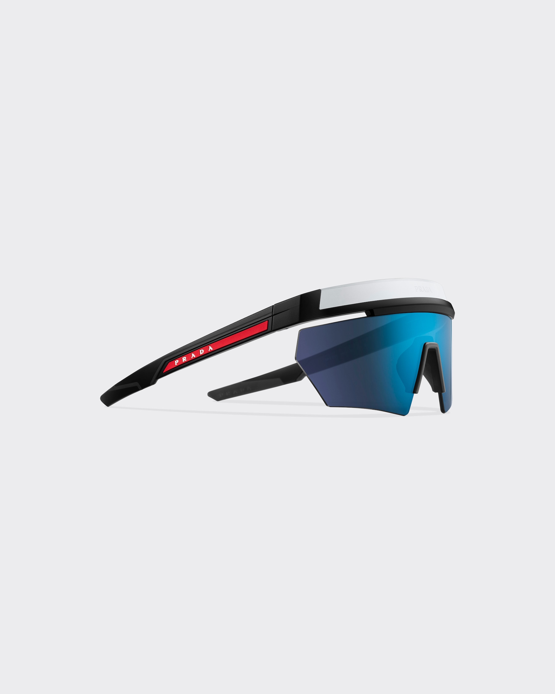 Blue Mirrored Lenses Prada Linea Rossa Impavid Sunglasses | PRADA