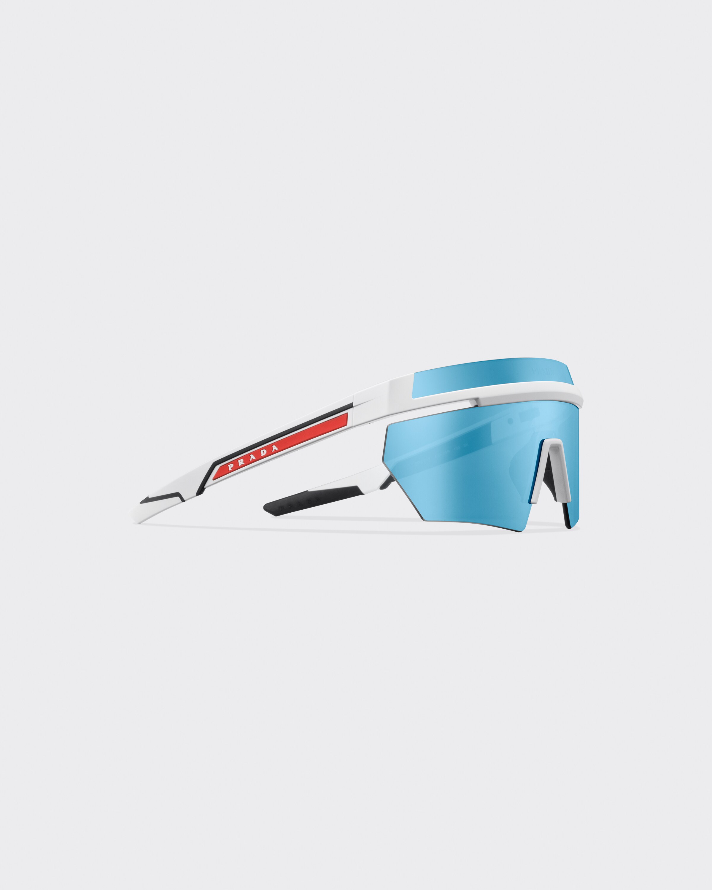 Prada Linea Rossa Unisex Sunglasses Matte Whitelight Greenmirror Bluewhite Atelier Yuwaciaojp