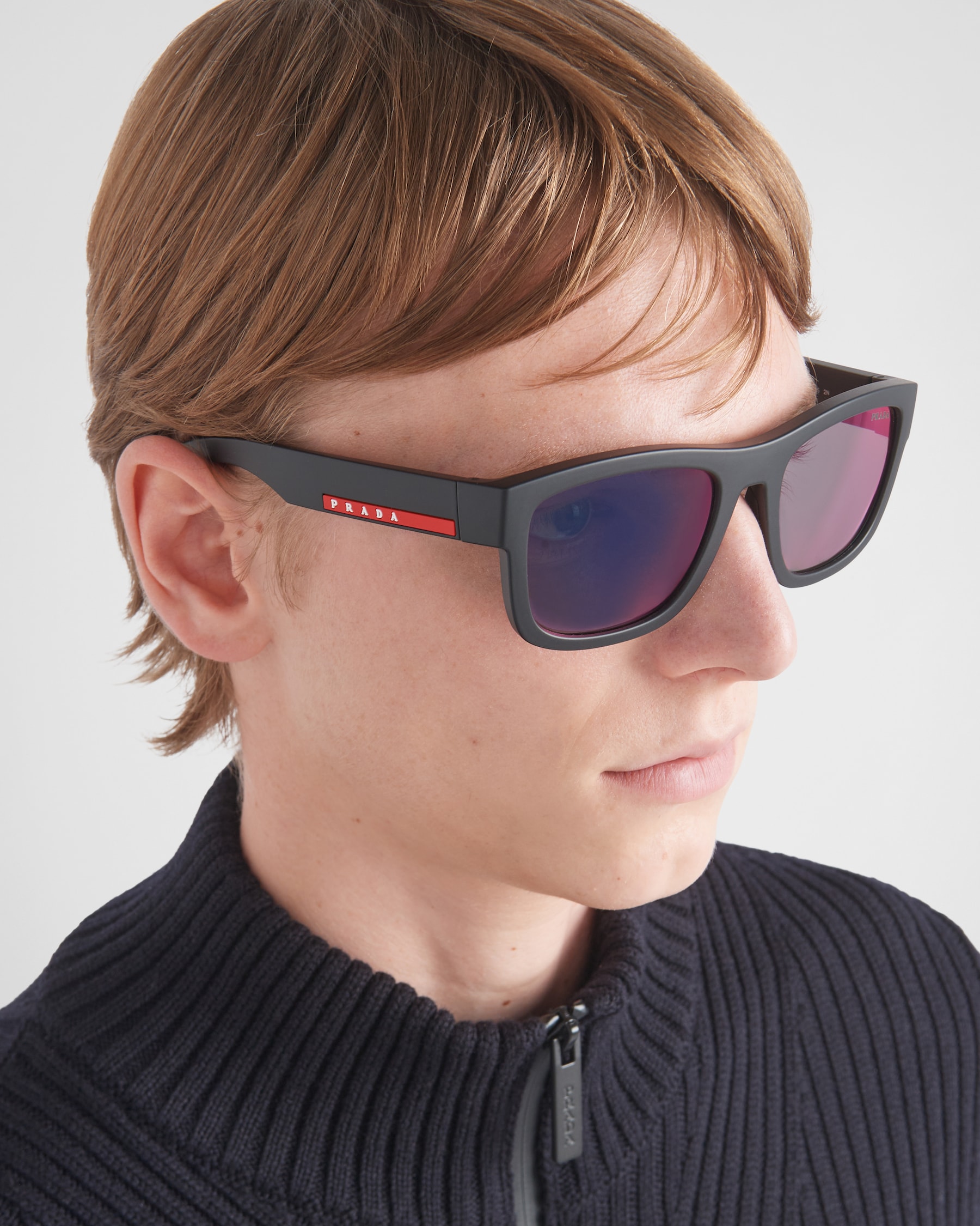 Red Lenses Prada Linea Rossa Active Sunglasses | PRADA