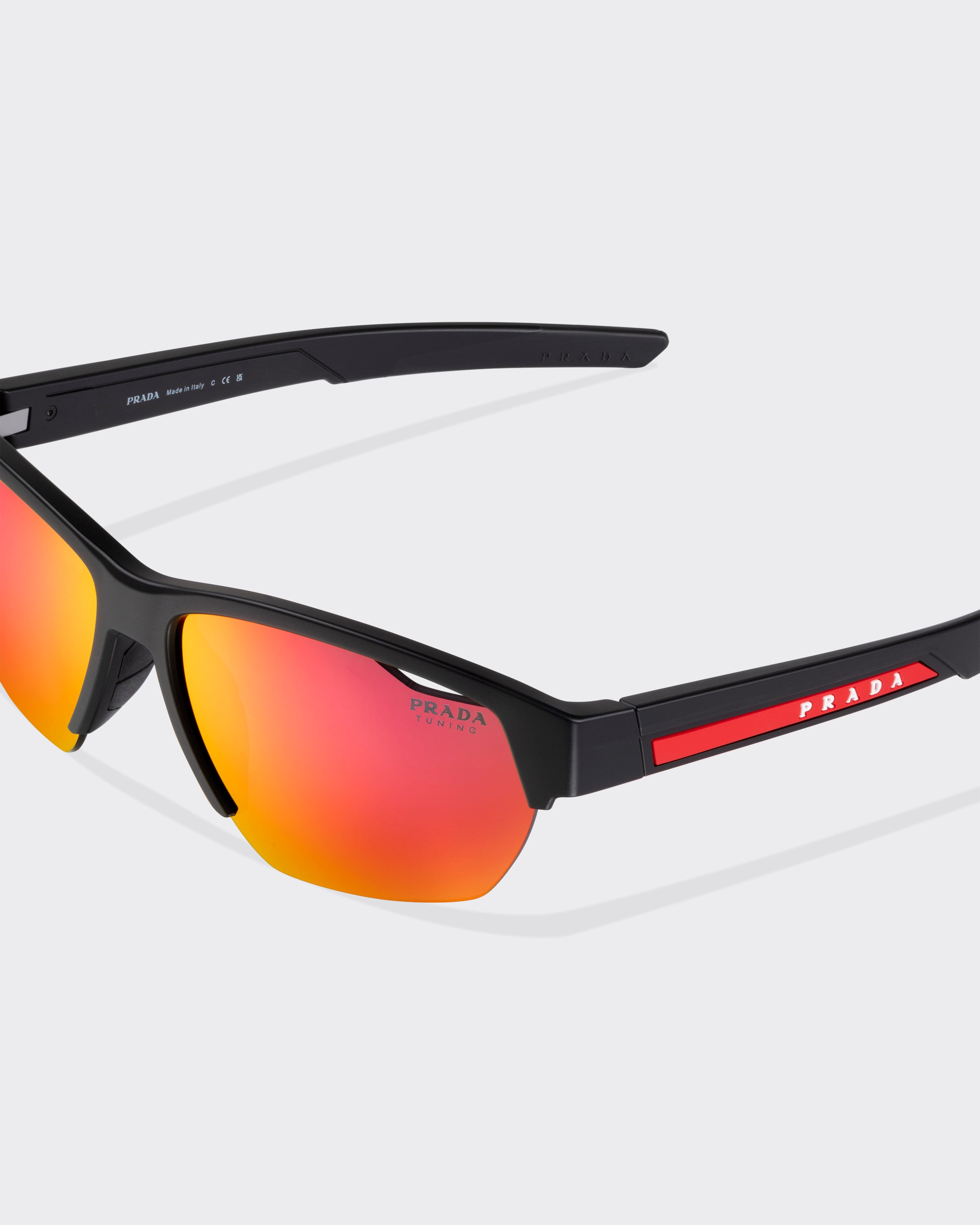 Tun.cit Gläser In Orange Prada Linea Rossa Impavid Brillen | Prada