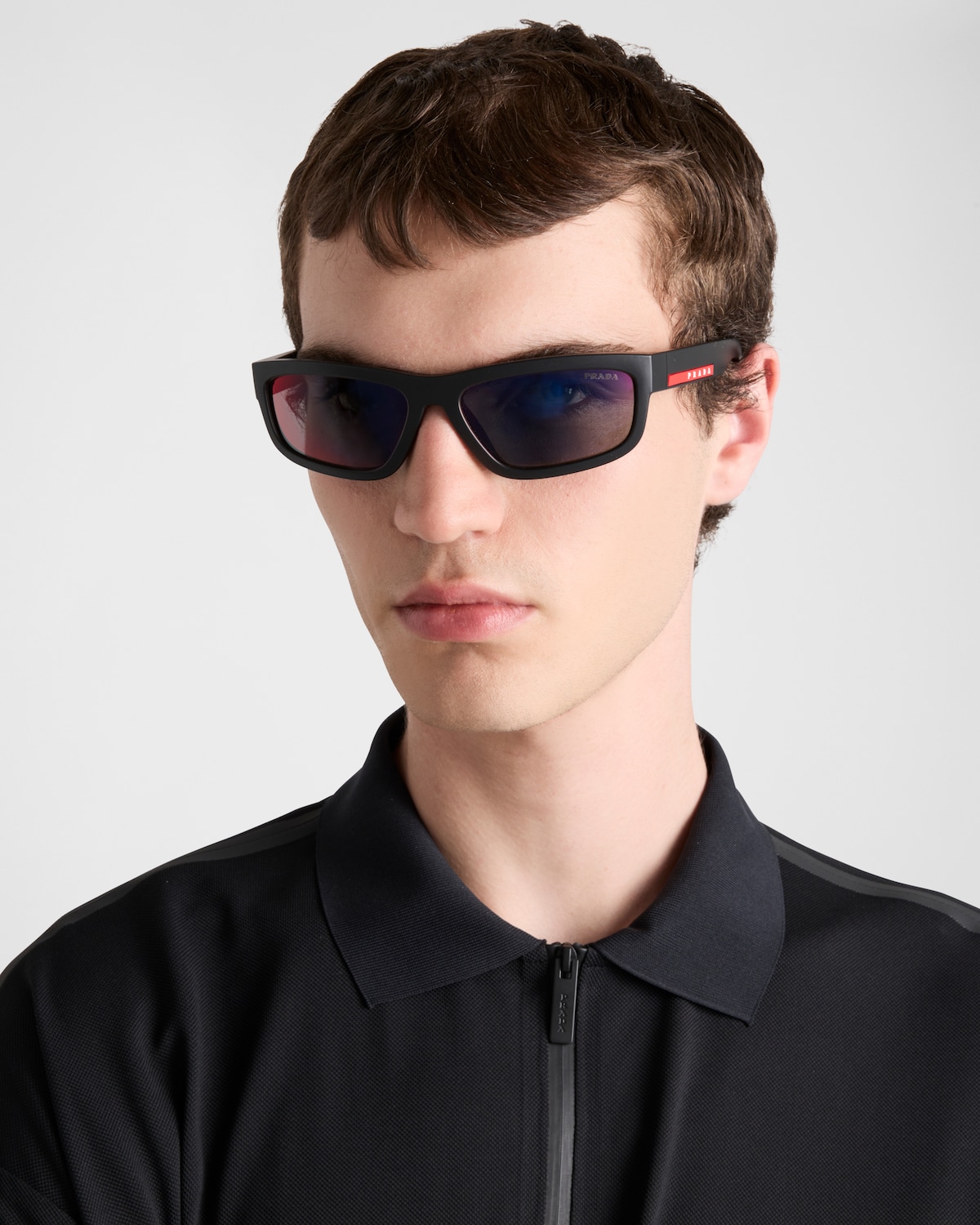 Red Lenses Prada Linea Rossa Sunglasses | PRADA