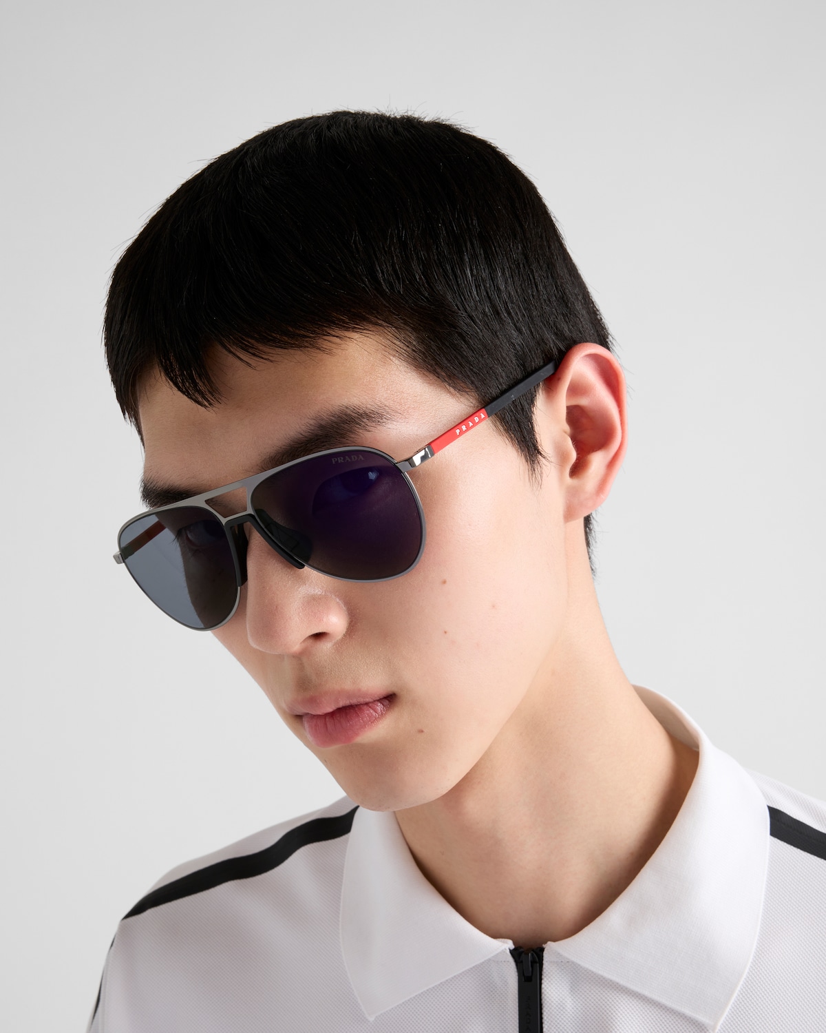 Blue Lenses/purple Prada Linea Rossa Sunglasses | PRADA