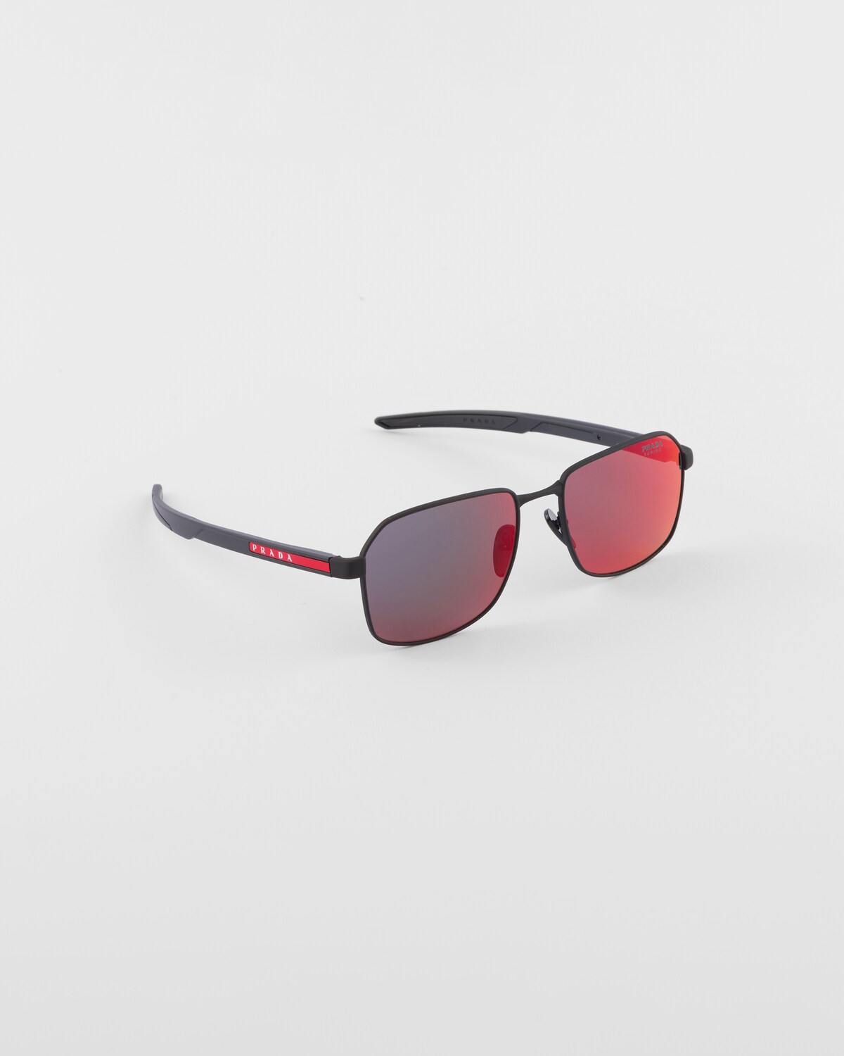 Red Iridescent Lenses Prada Linea Rossa Sunglasses | PRADA