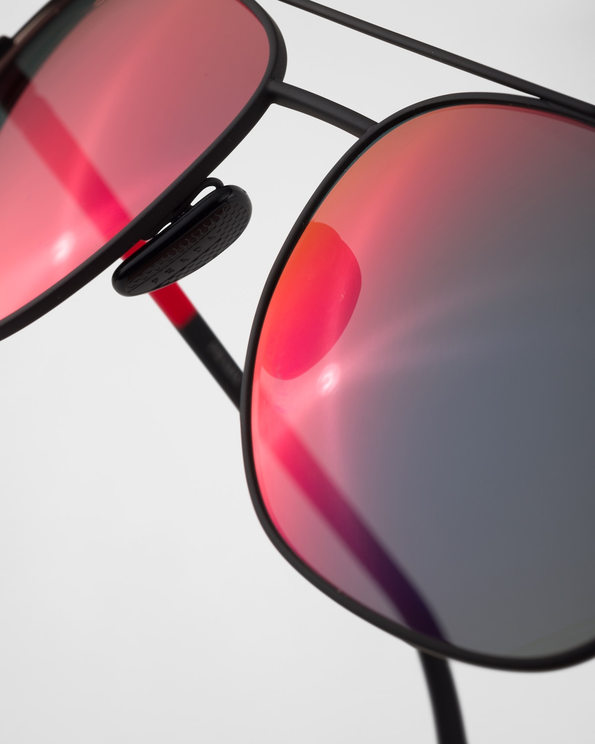 Red Lenses Prada Linea Rossa Sunglasses | PRADA