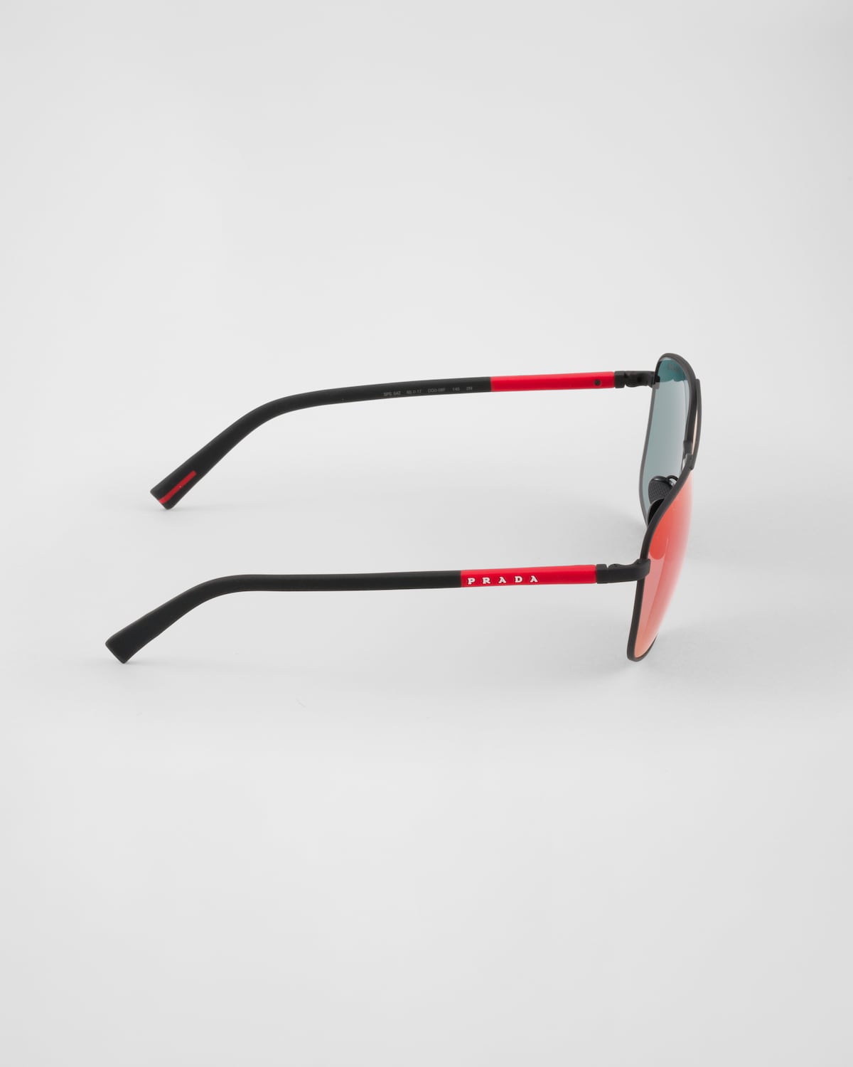 Red Lenses Prada Linea Rossa Sunglasses | PRADA
