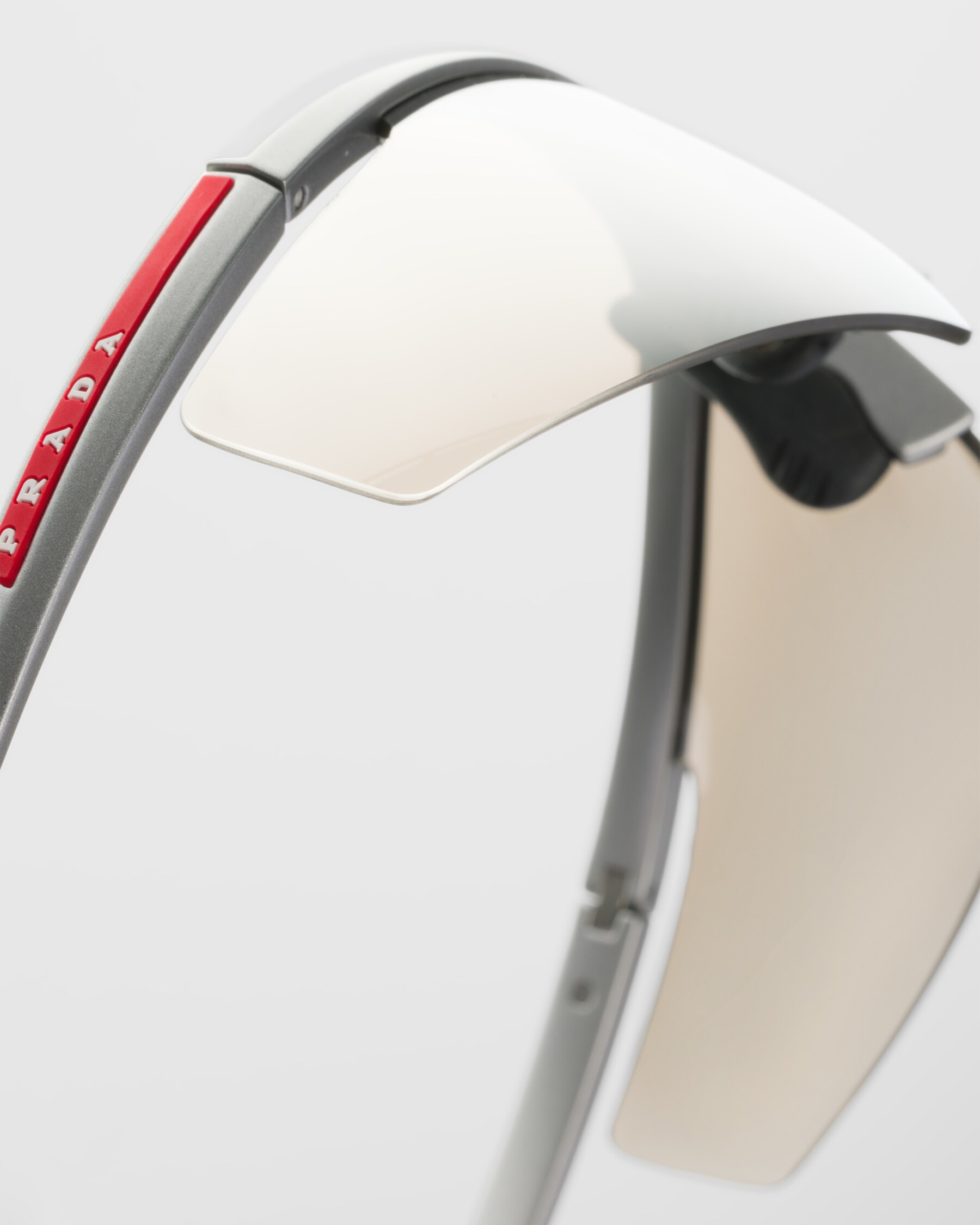 Silver Chromed Lenses Prada Linea Rossa Active Sunglasses | PRADA
