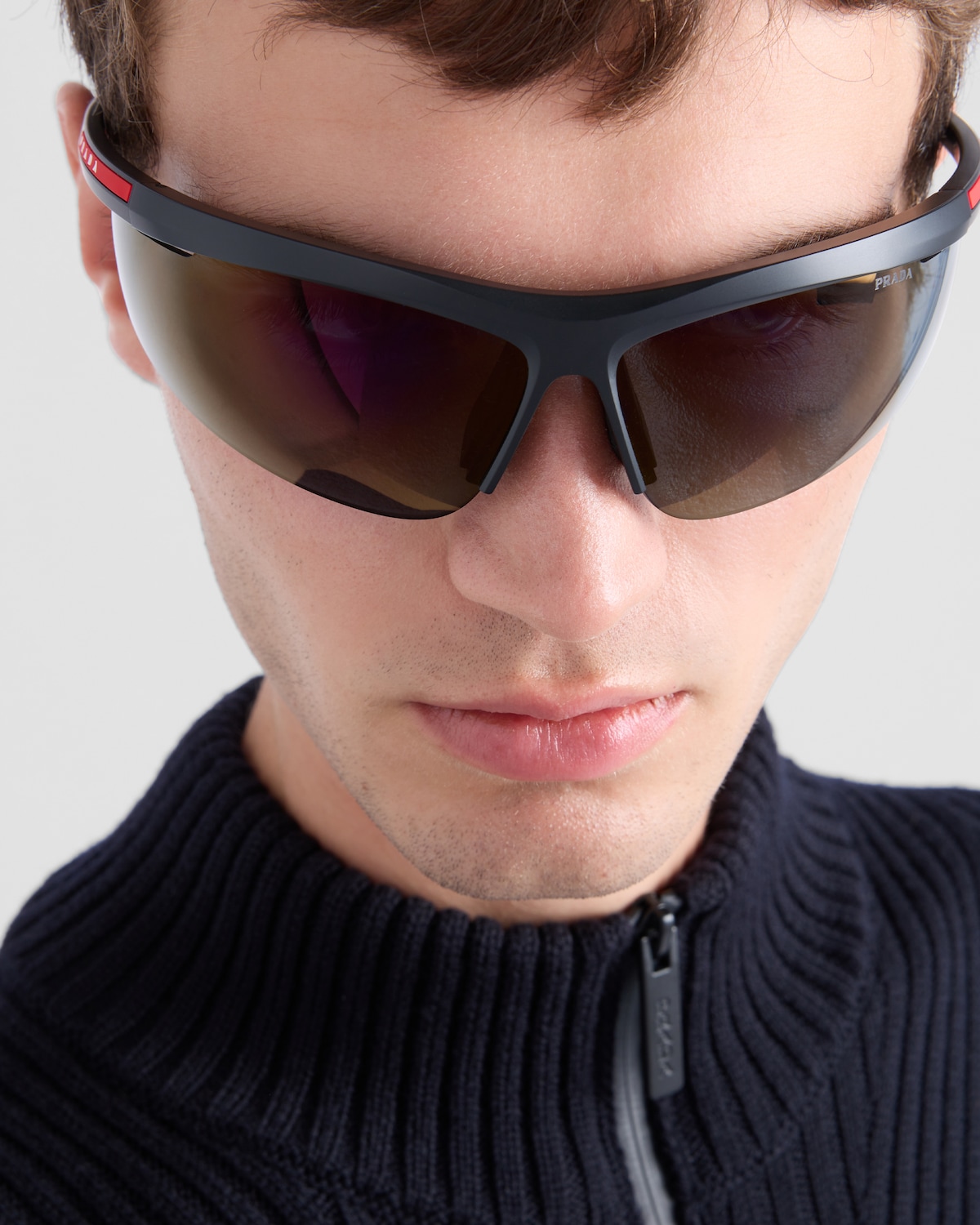 Blue Lenses/purple Prada Linea Rossa Active Sunglasses | PRADA