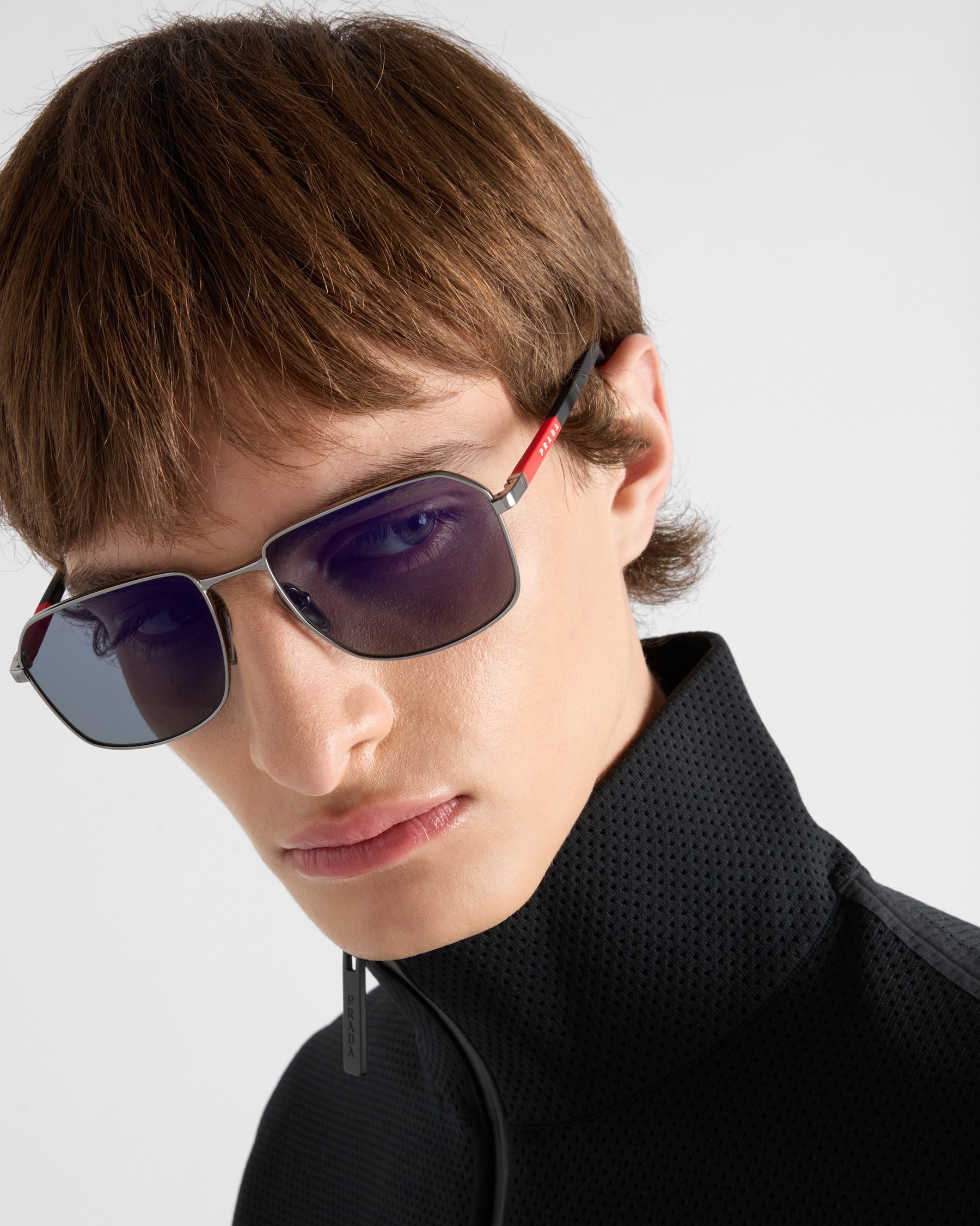 Blue Lenses/purple Prada Linea Rossa Sunglasses | PRADA