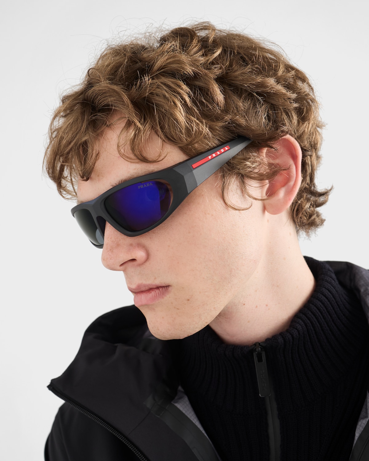 Blue Lenses/purple Prada Linea Rossa Active Sunglasses | PRADA