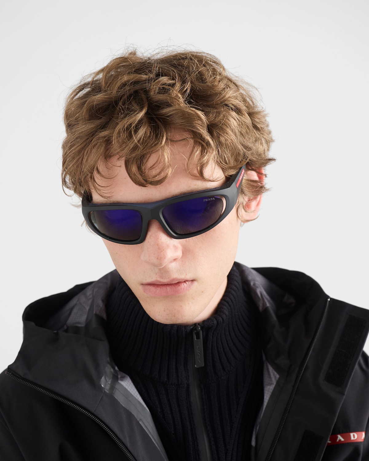 Blue Lenses/purple Prada Linea Rossa Active Sunglasses | PRADA