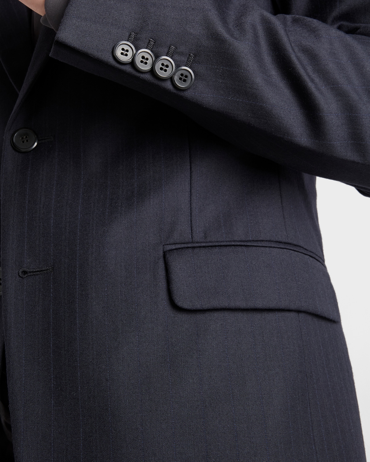 Navy Single-breasted Cashmere And Wool Suit | PRADA