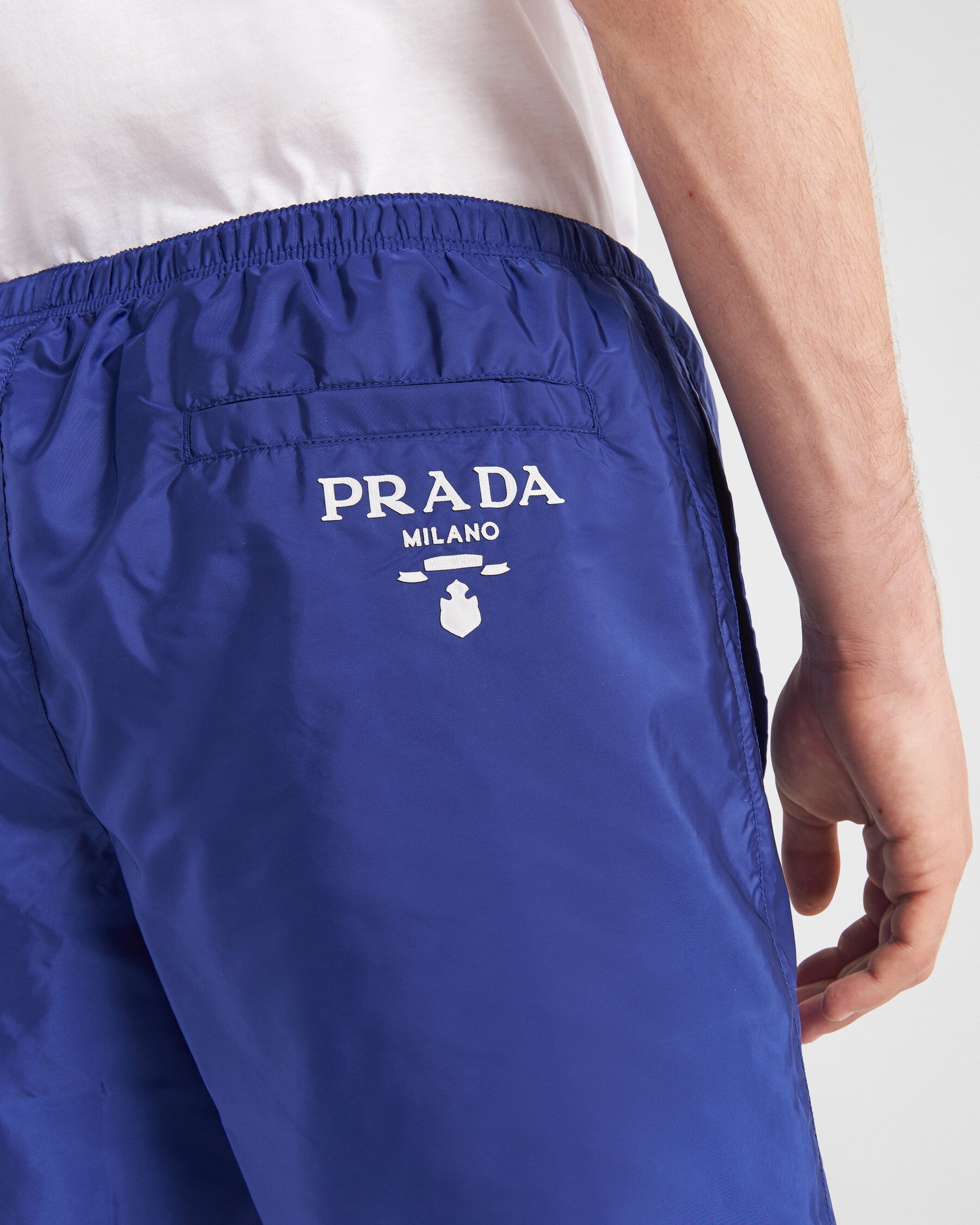 Ink Blue Re-nylon Swim Trunks | PRADA