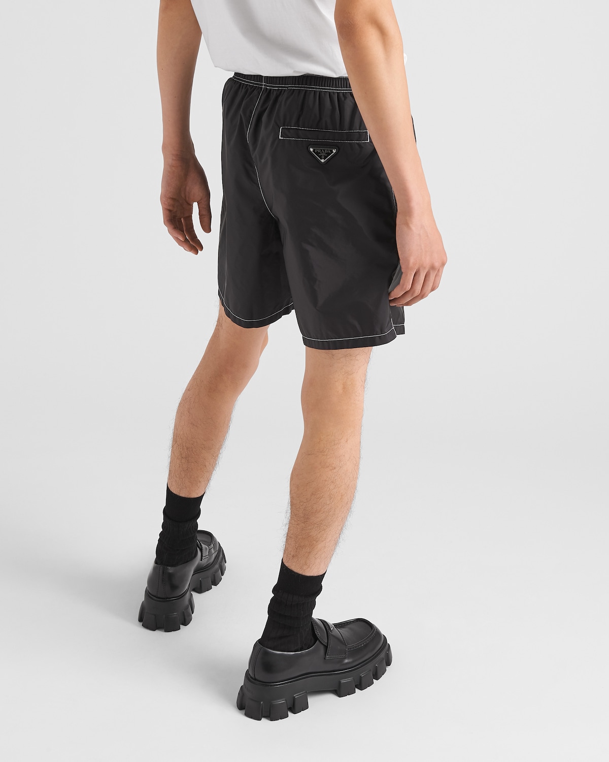 Black Re-nylon Swimsuit | PRADA