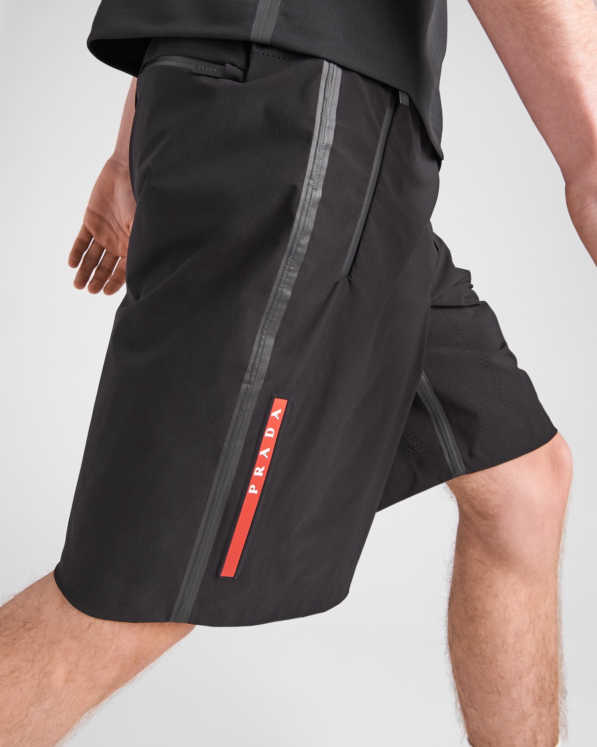 Black Stretch Re-nylon Swimsuit | PRADA