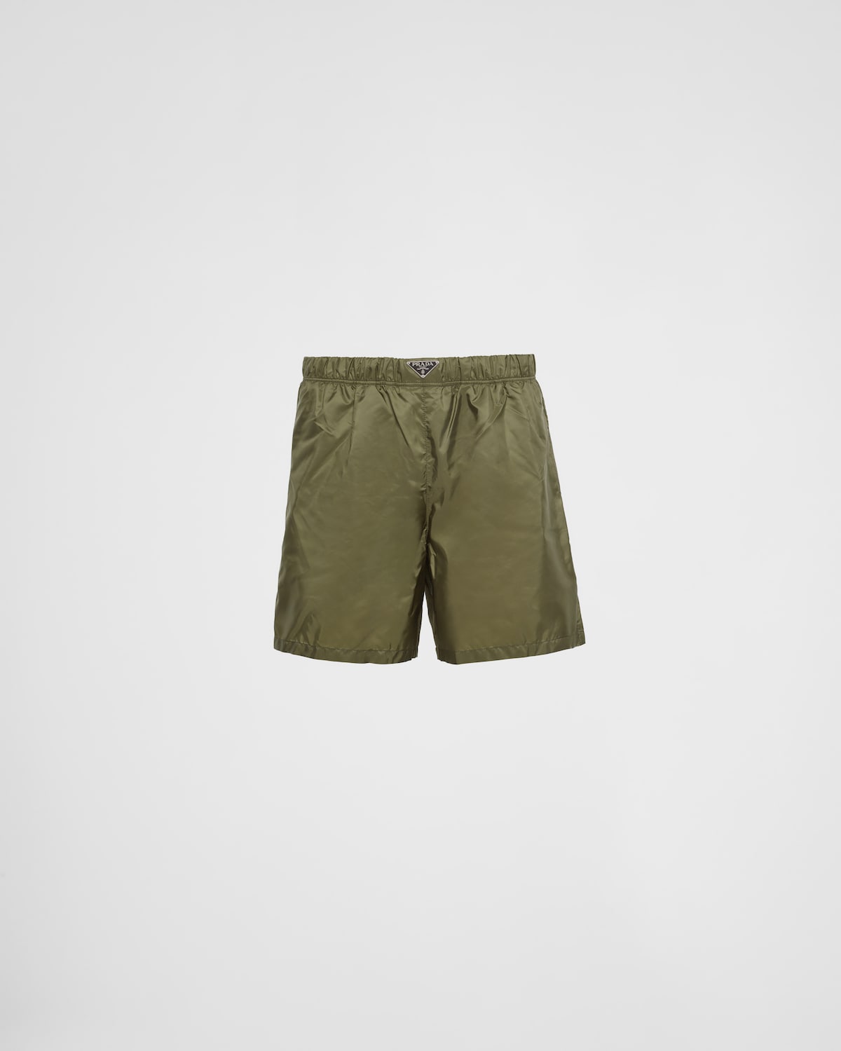 Military Green Re-nylon Swim Trunks | PRADA