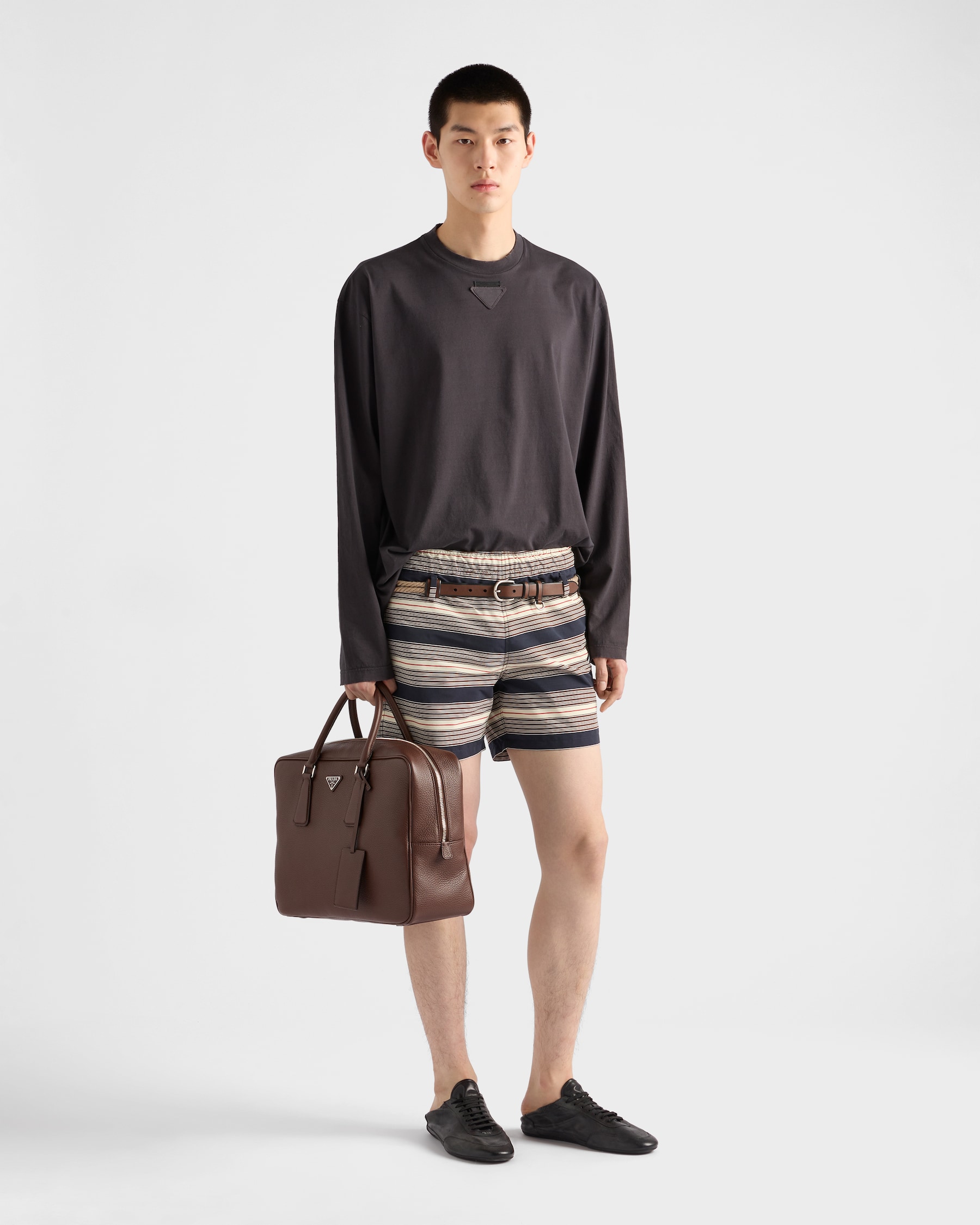 Navy Re-nylon Swim Trunks | PRADA