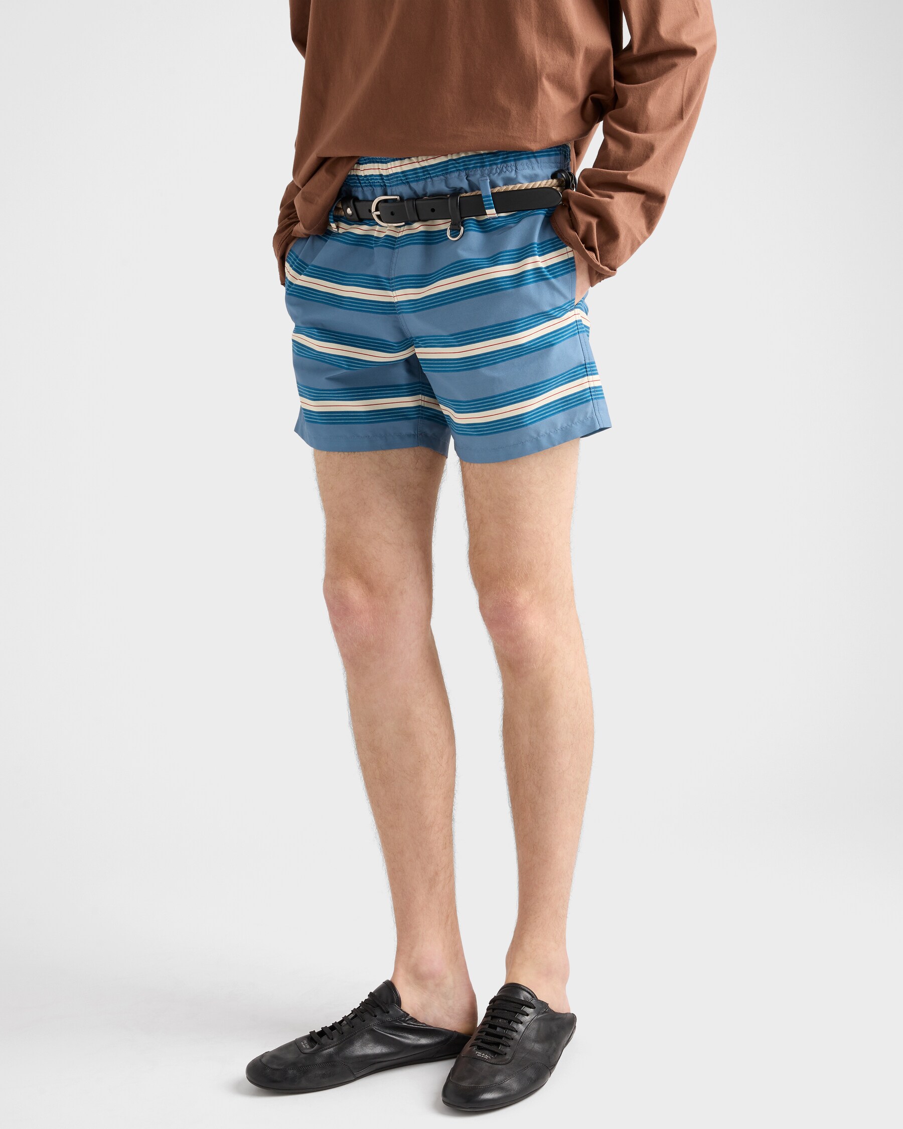 Aviator Blue Re-nylon Swim Trunks | PRADA