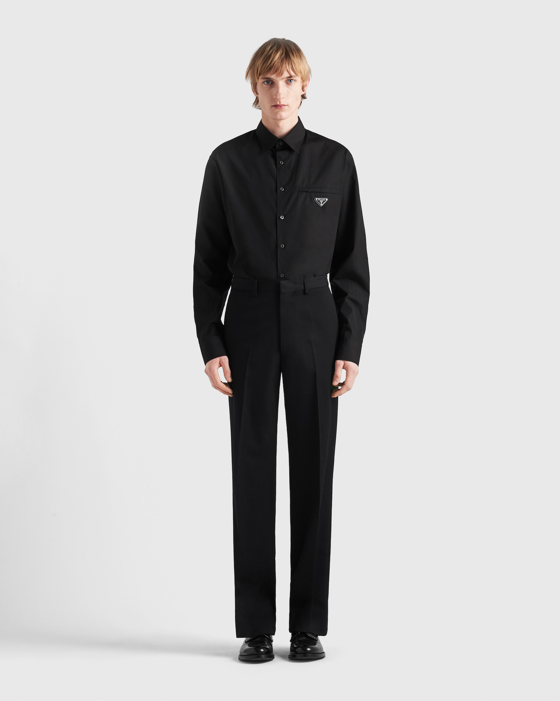 Black Cotton Shirt | PRADA