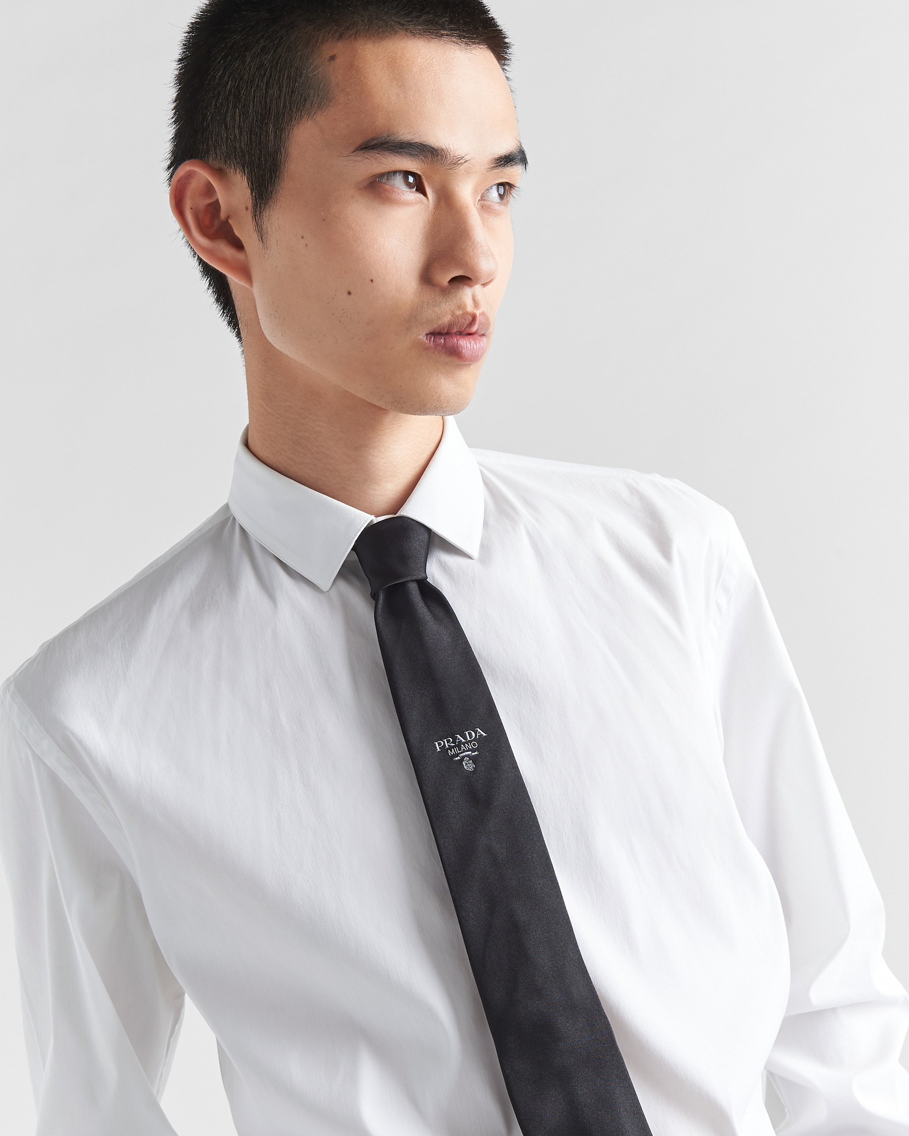 Black Silk Tie | PRADA