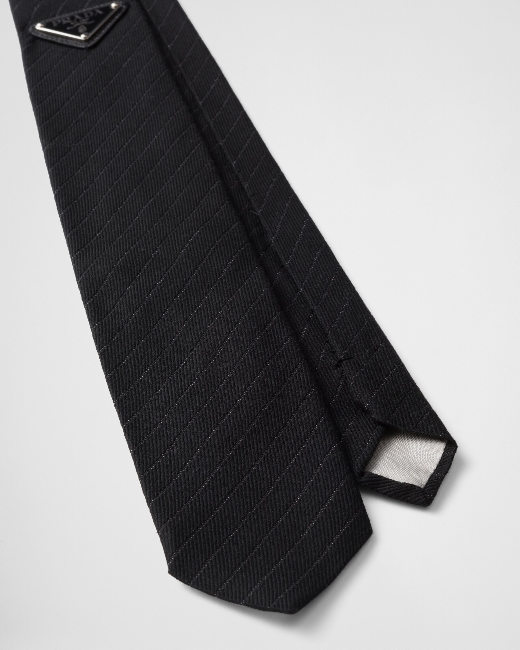Black Silk Tie | PRADA