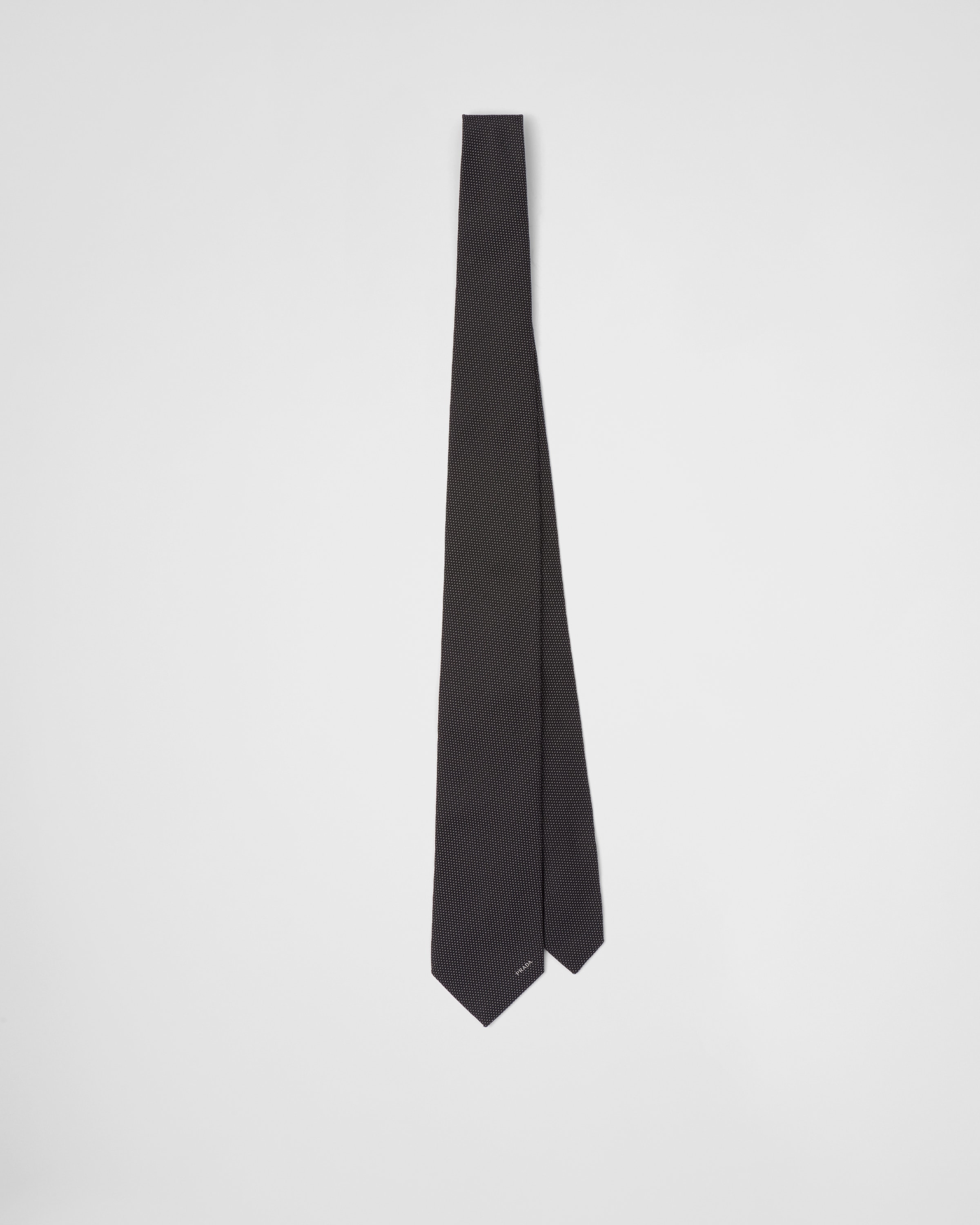 Black Silk Tie | PRADA