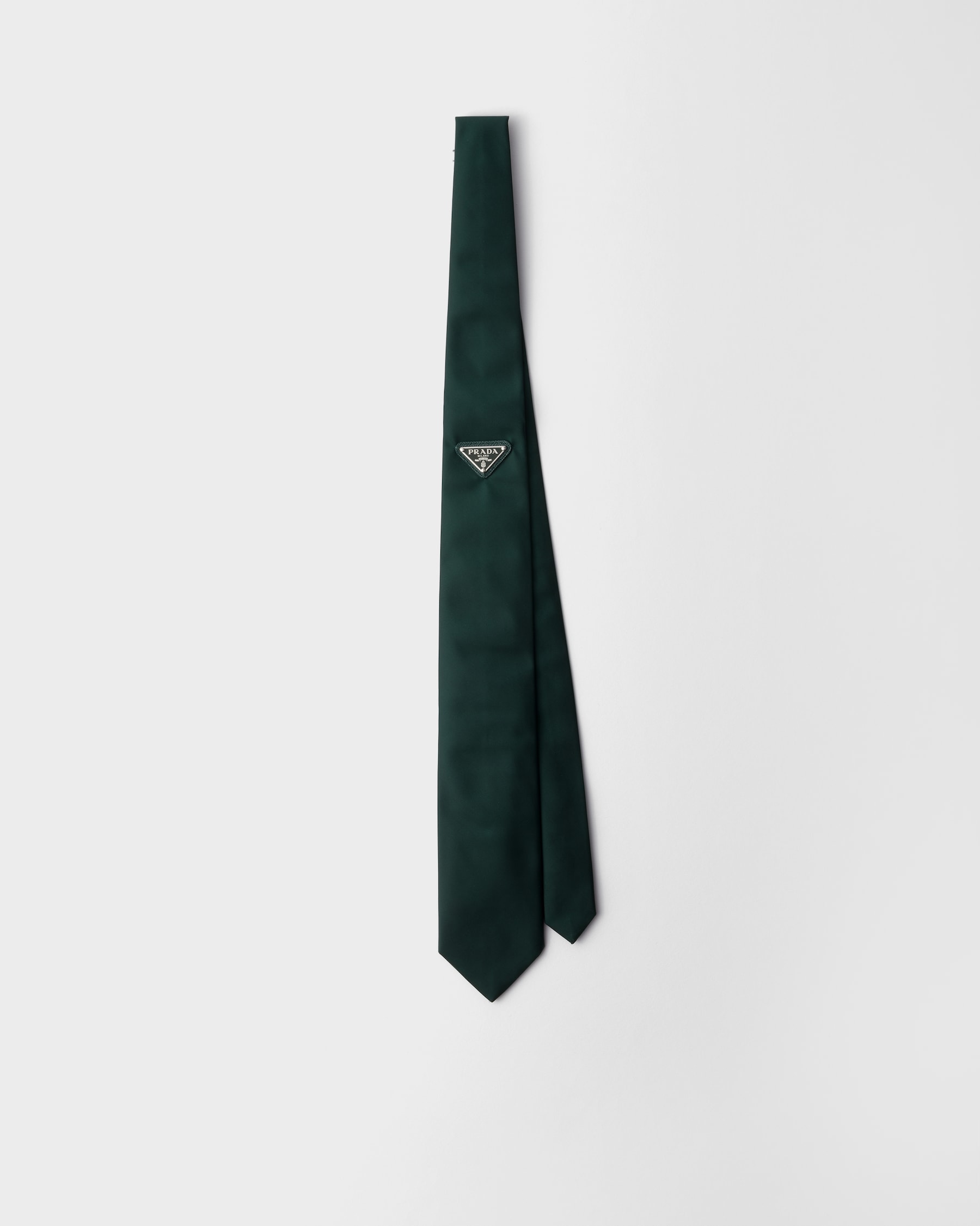 Bottle Green Re-nylon Tie | PRADA