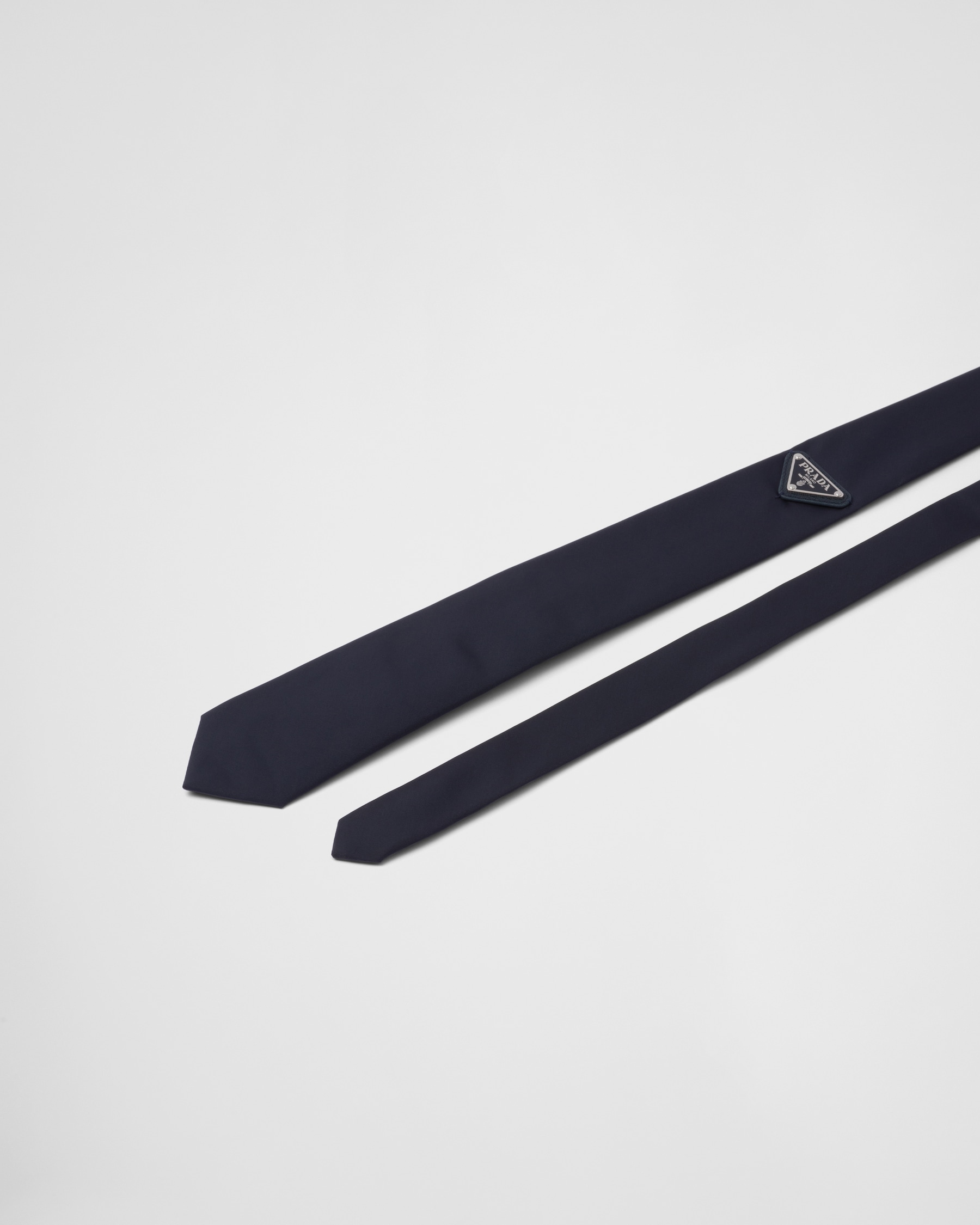 Blue Re-nylon Gabardine Tie | PRADA